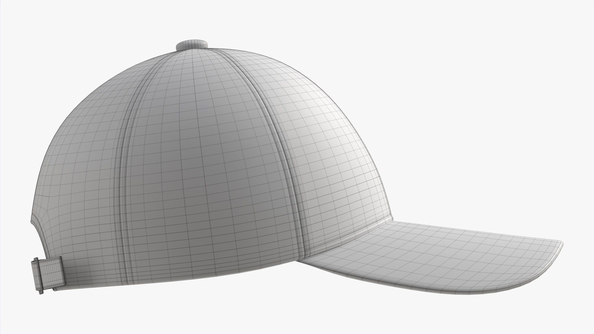 Baseball Cap Fabric Blue 3D model | CGTrader