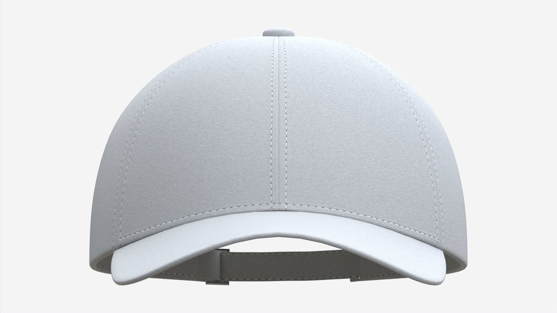 Baseball Cap Fabric Mockup White 3D model | CGTrader