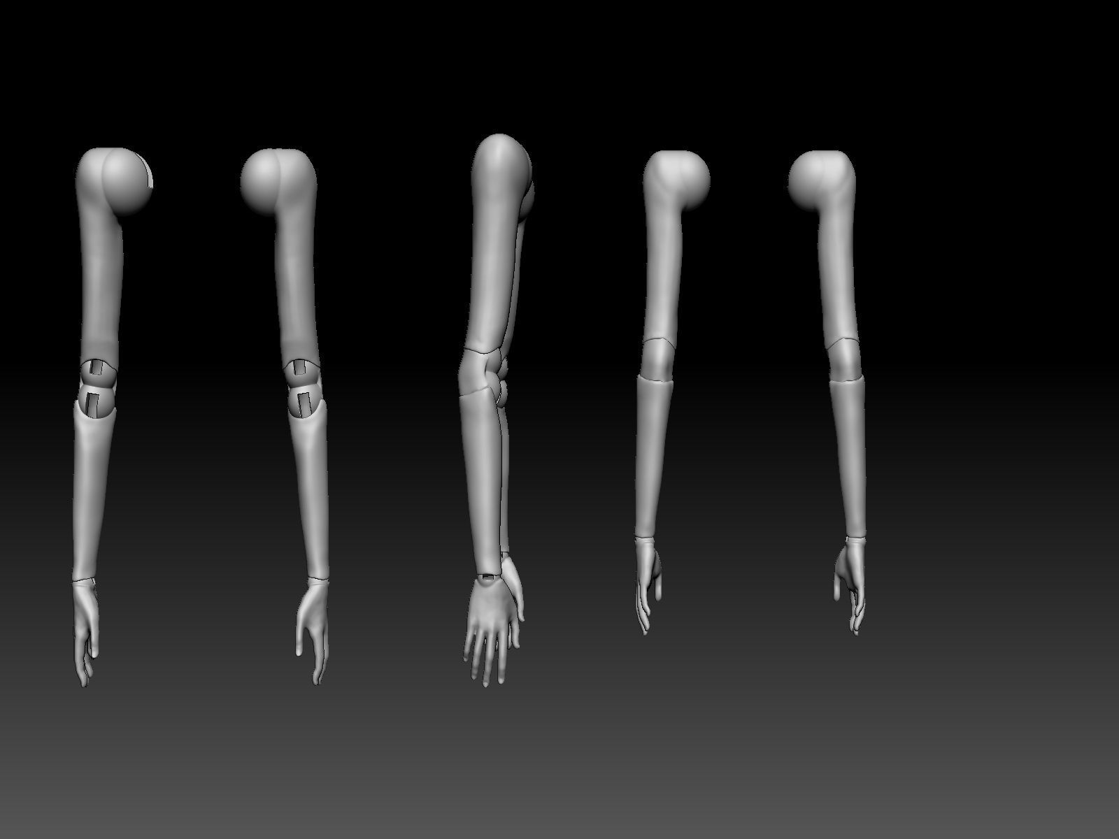 BJD model female Rose Ball jointed doll articulated art 3D model 3D ...