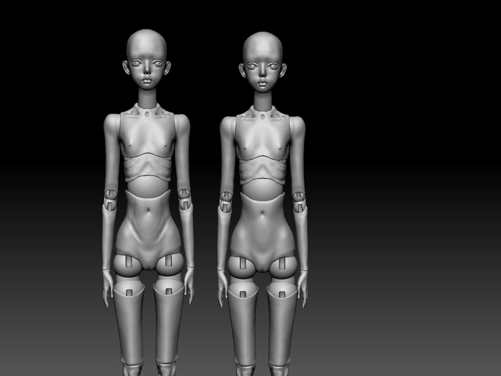 Bjd Model Female Rose Ball Jointed Doll Articulated Art 3d Model 3d Printable Cgtrader