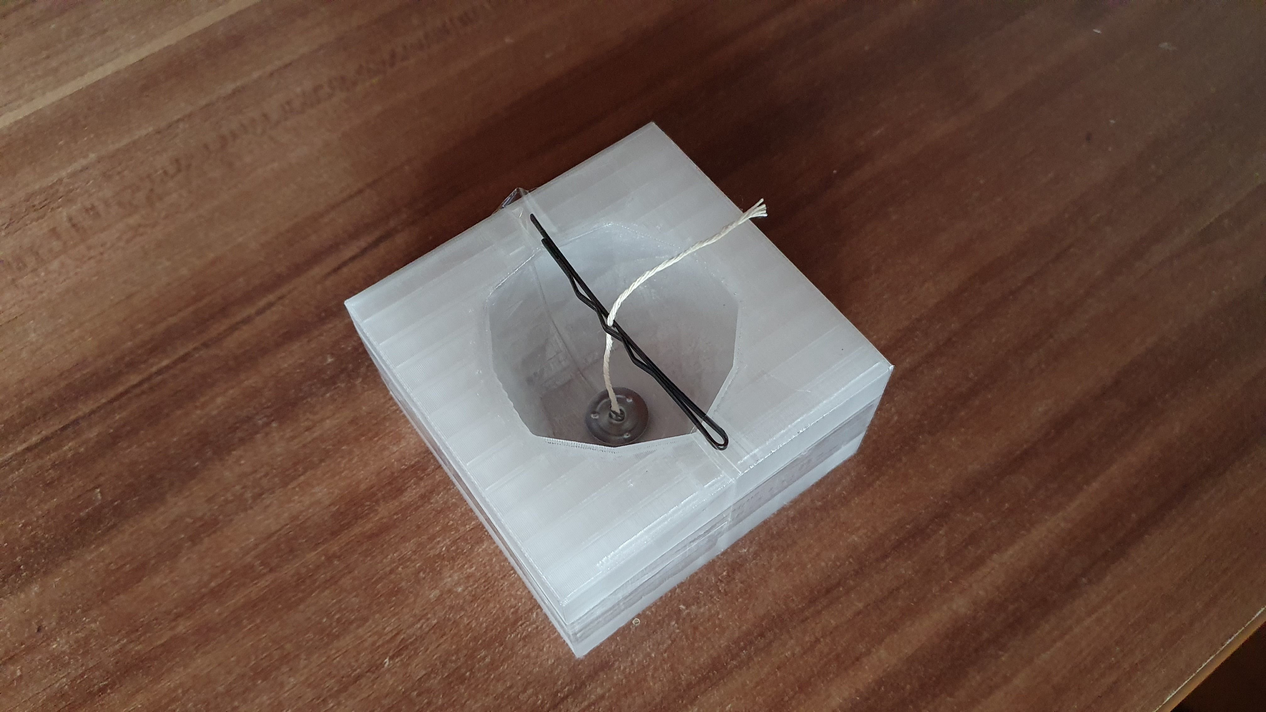 CANDLE - LOW POLY MOLD 3D model 3D printable | CGTrader