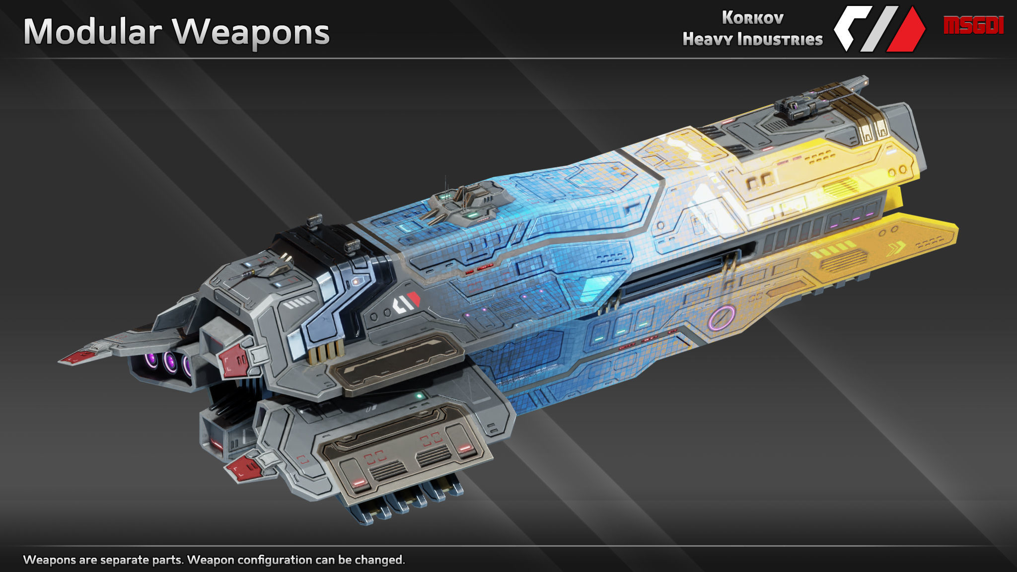 3D model Spaceship Grizzly Class Destroyer VR / AR / low-poly | CGTrader