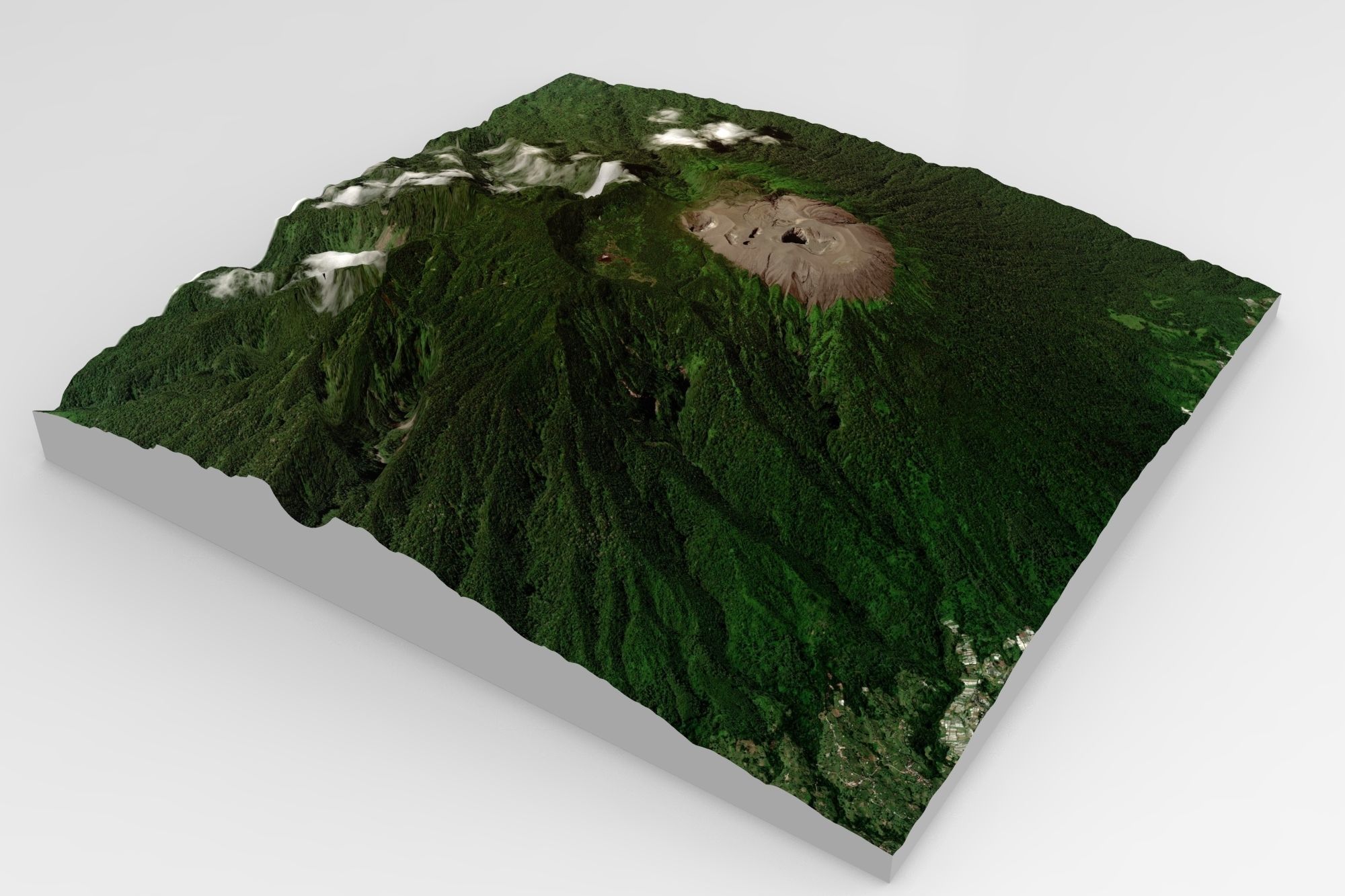 Mount Merapi Volcano in Indonesia 3D model | CGTrader