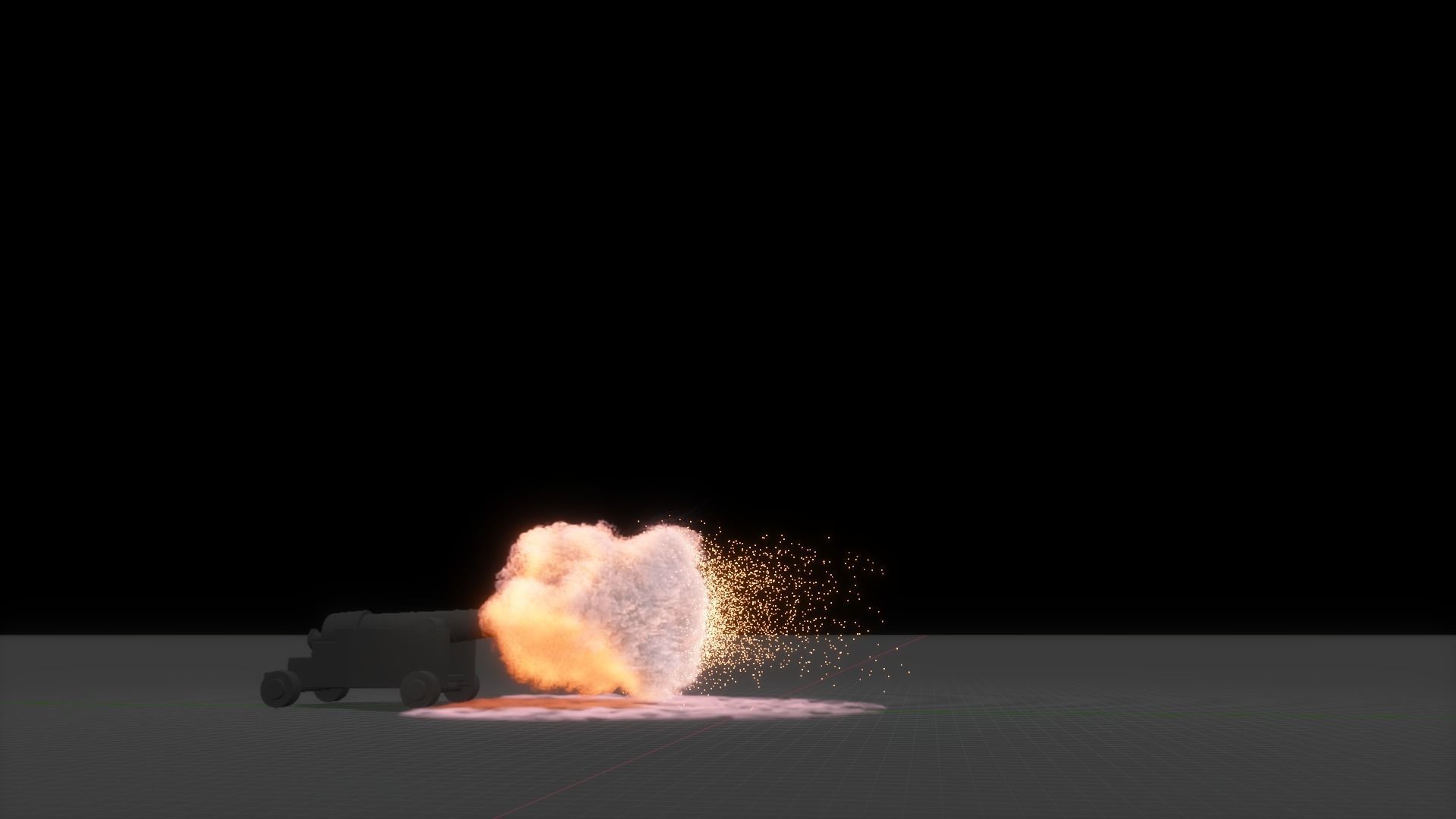 3D Canonfire Animation 3D model animated | CGTrader