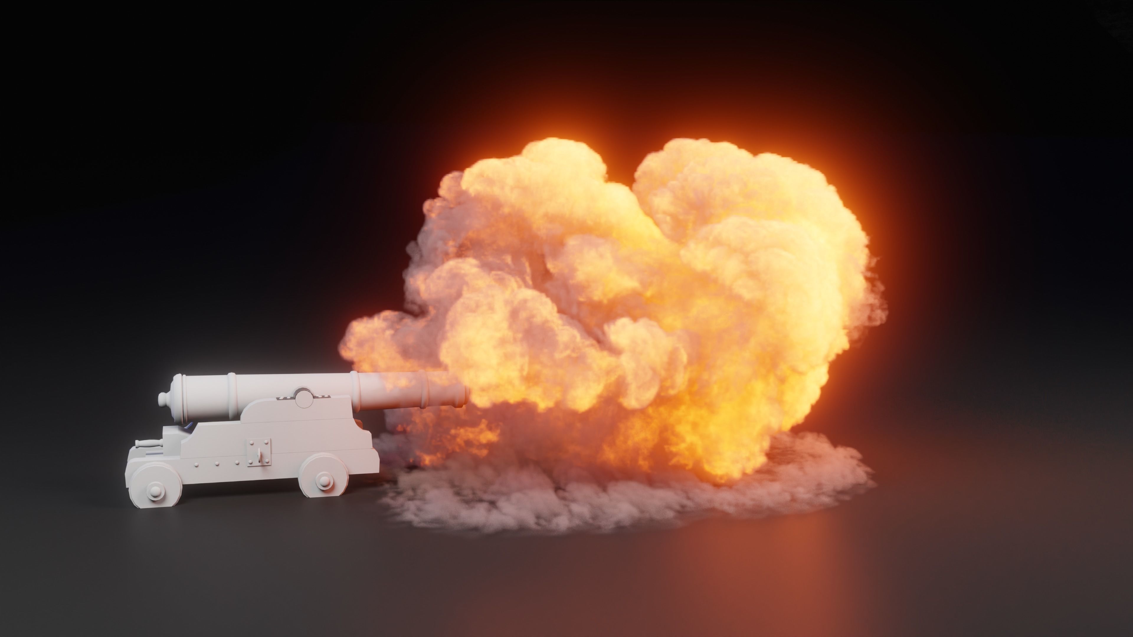 3D Canonfire Animation 3D model animated | CGTrader