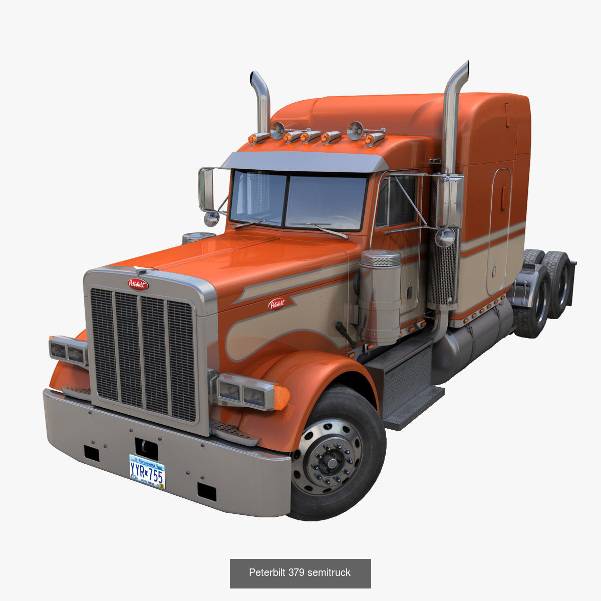 3D Model Collection American classic trucks VR / AR / low-poly | CGTrader