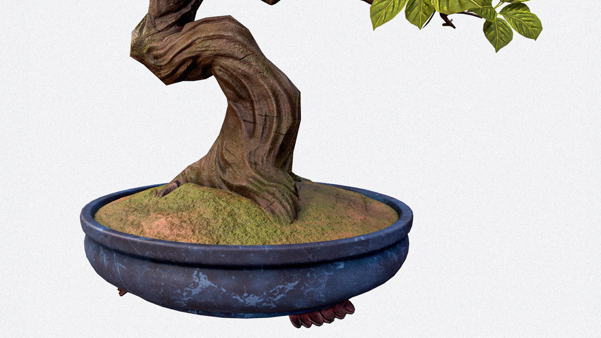 3D model Japanese Bonsai Pot Plant VR / AR / low-poly | CGTrader