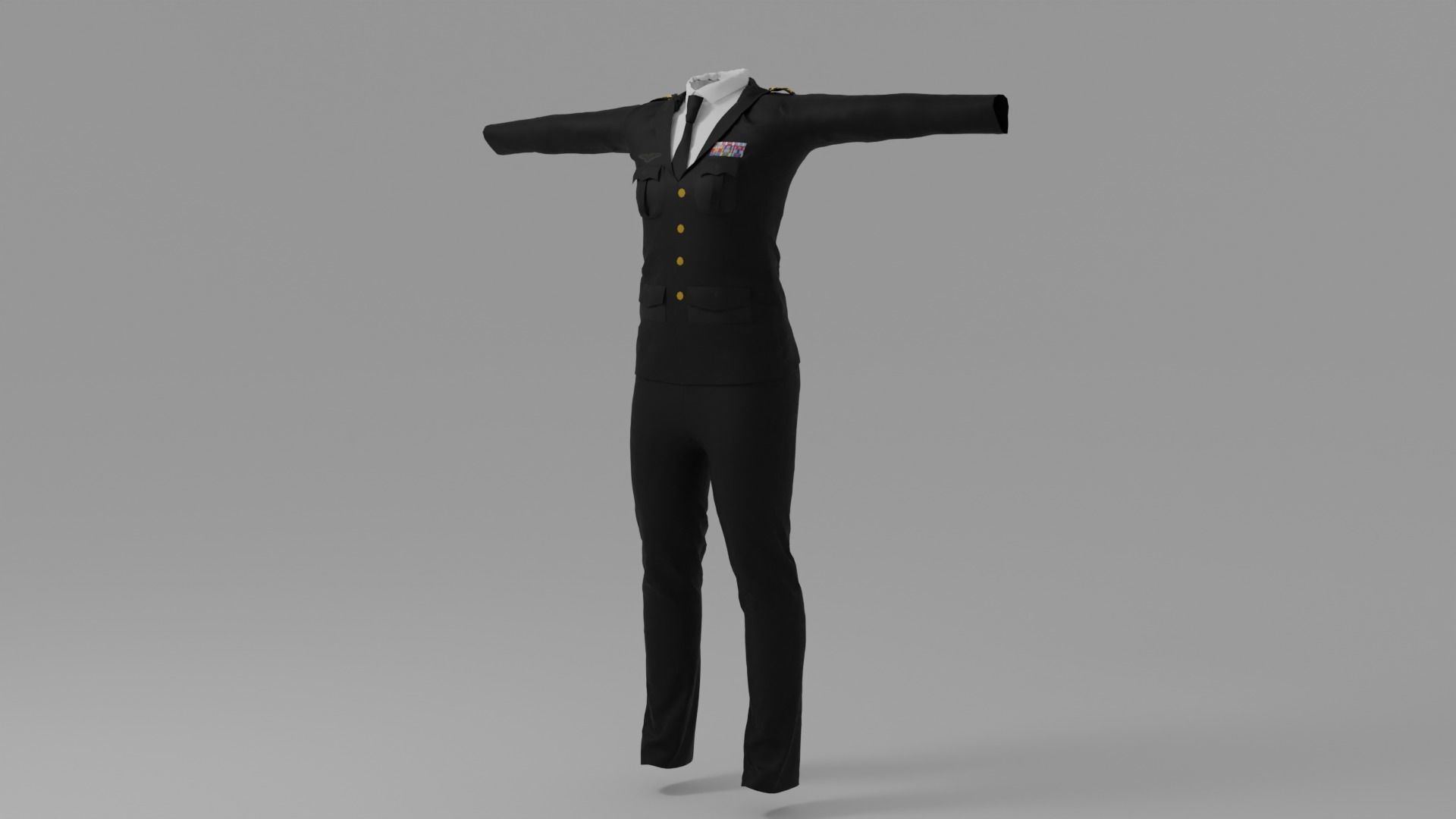 3D model General Uniform VR / AR / low-poly | CGTrader
