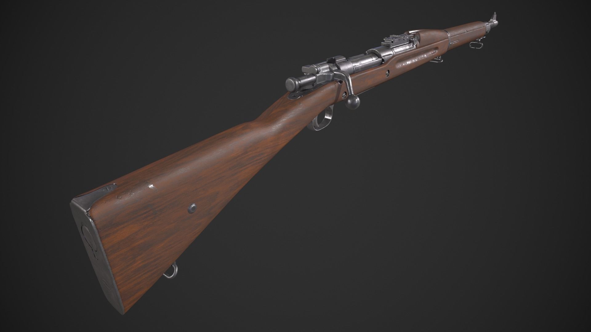 3D model M1903 Springfield Rifle VR / AR / low-poly | CGTrader
