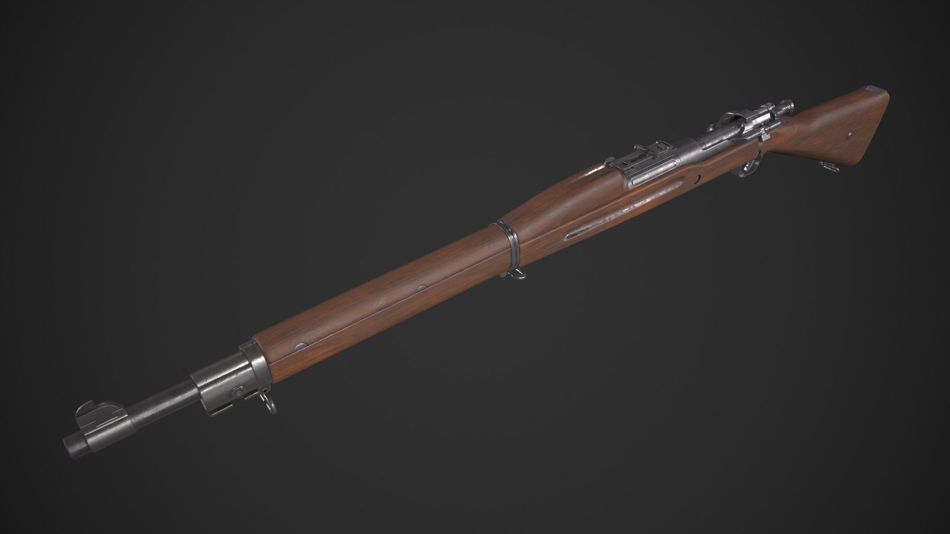 3D model M1903 Springfield Rifle VR / AR / low-poly | CGTrader