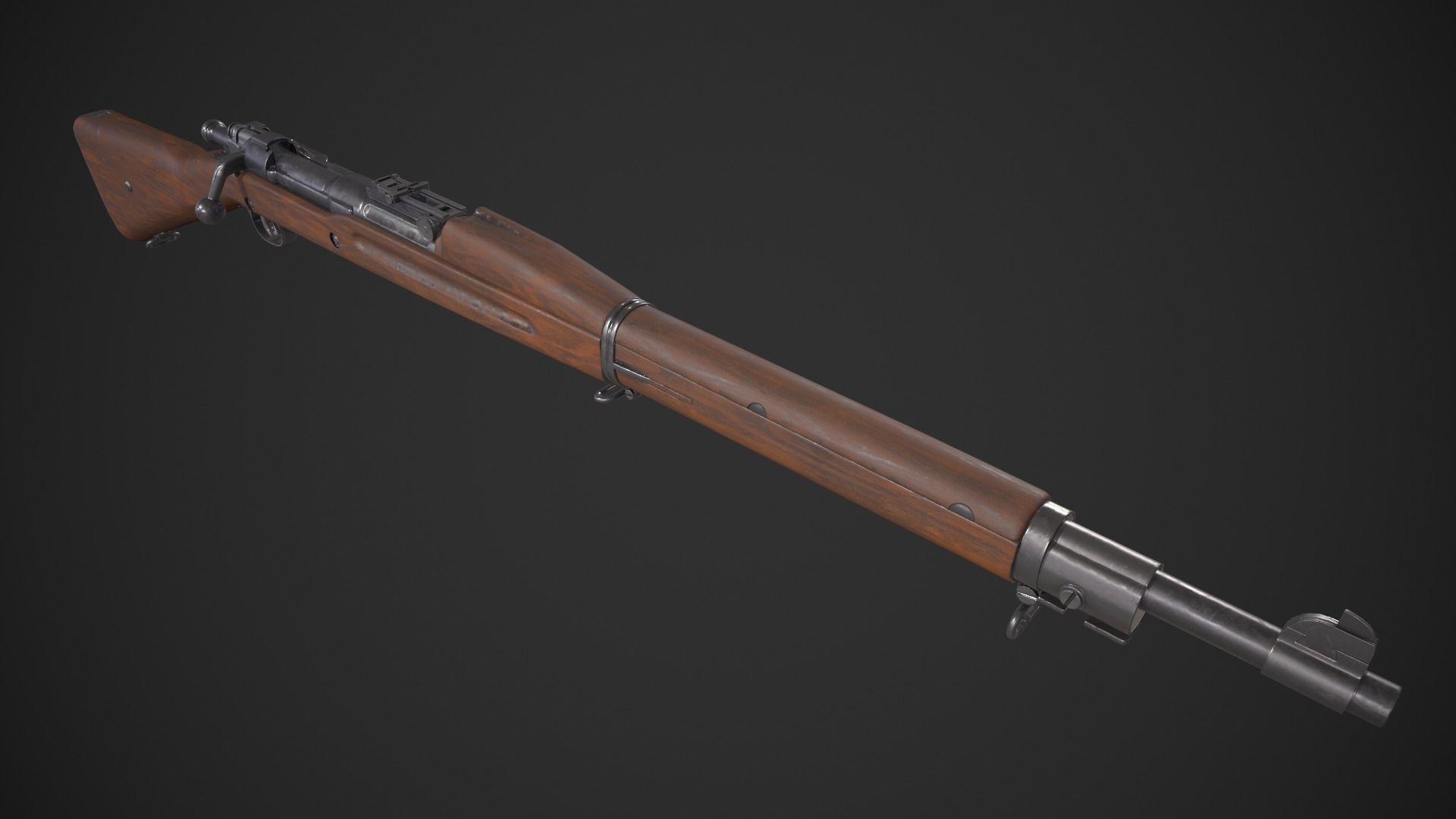 3D model M1903 Springfield Rifle VR / AR / low-poly | CGTrader