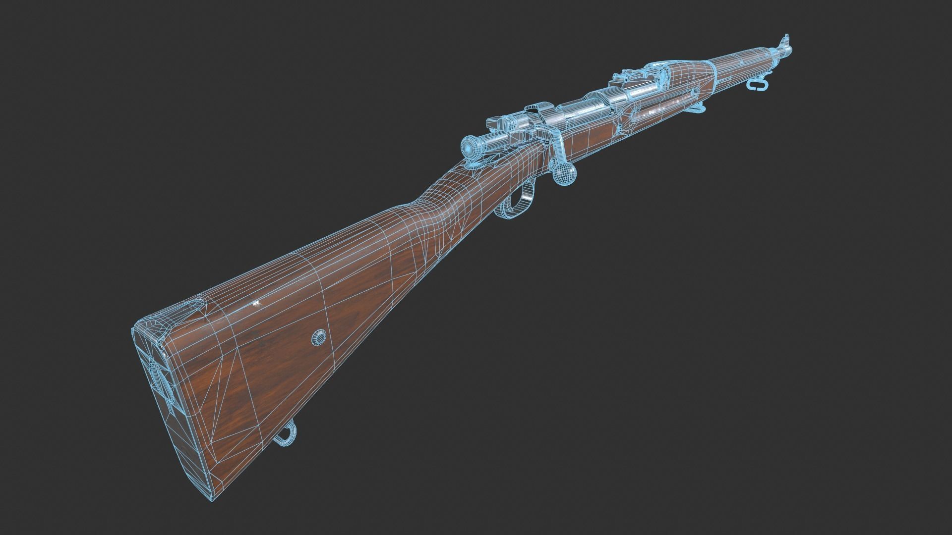 3D model M1903 Springfield Rifle VR / AR / low-poly | CGTrader