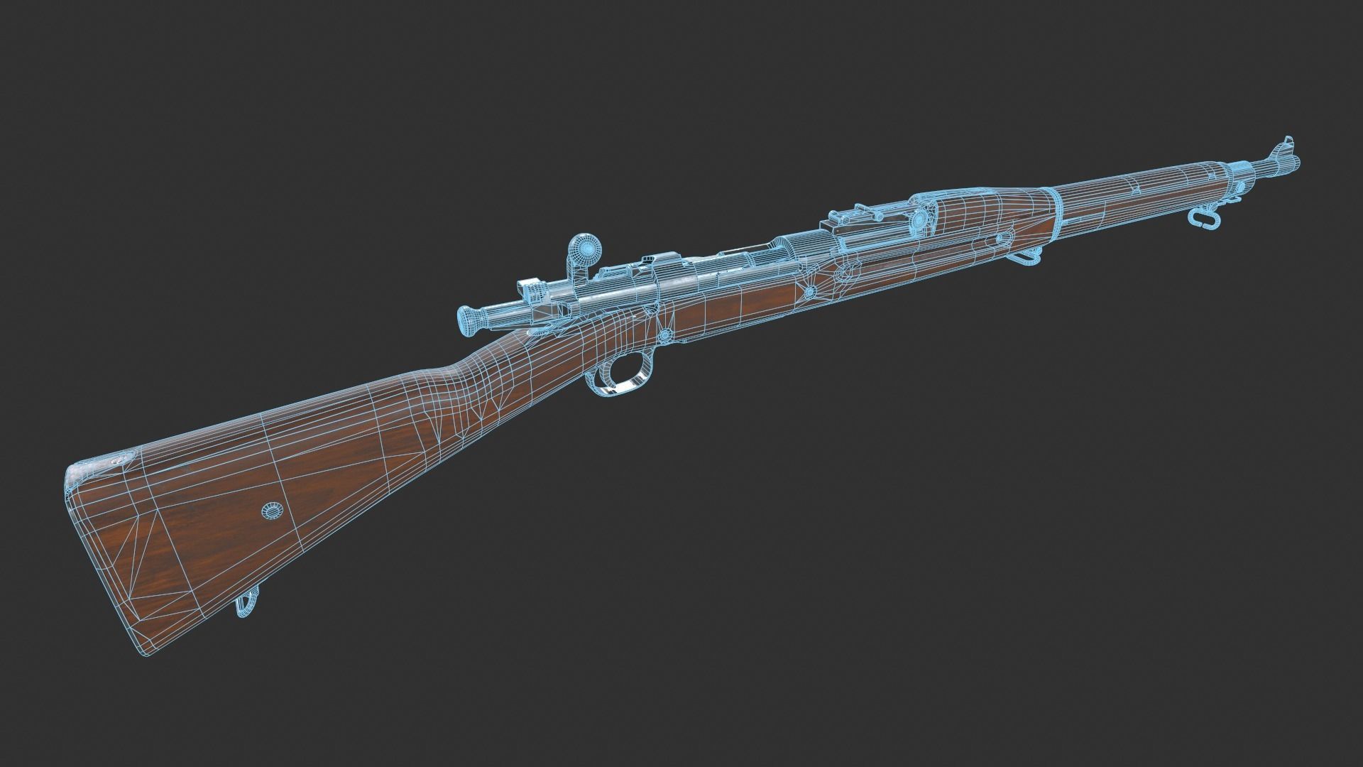 3D model M1903 Springfield Rifle VR / AR / low-poly | CGTrader