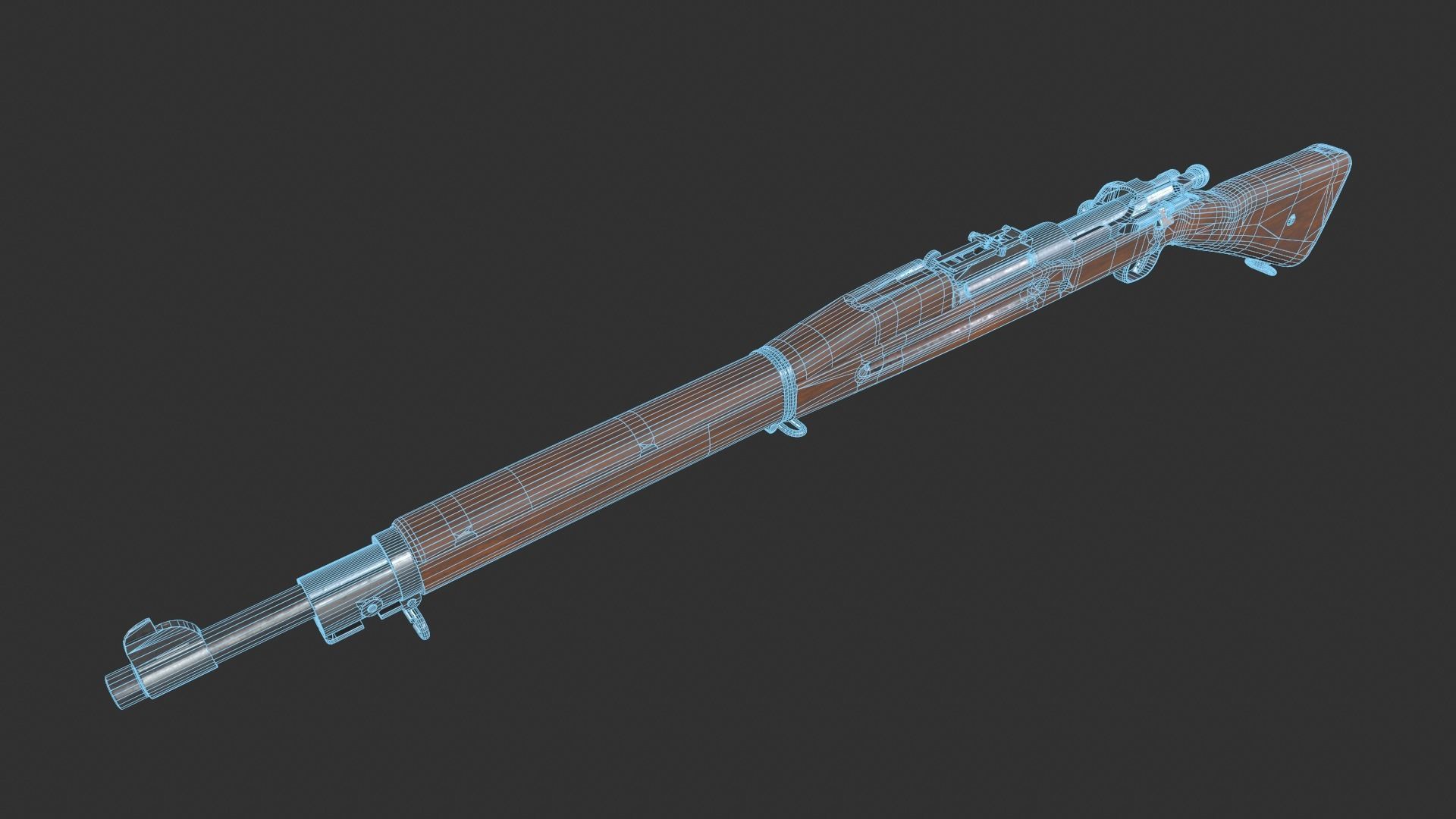 3D model M1903 Springfield Rifle VR / AR / low-poly | CGTrader