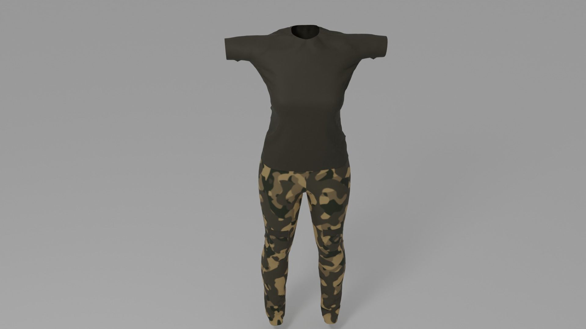 3D model Military Woman Uniform VR / AR / low-poly | CGTrader