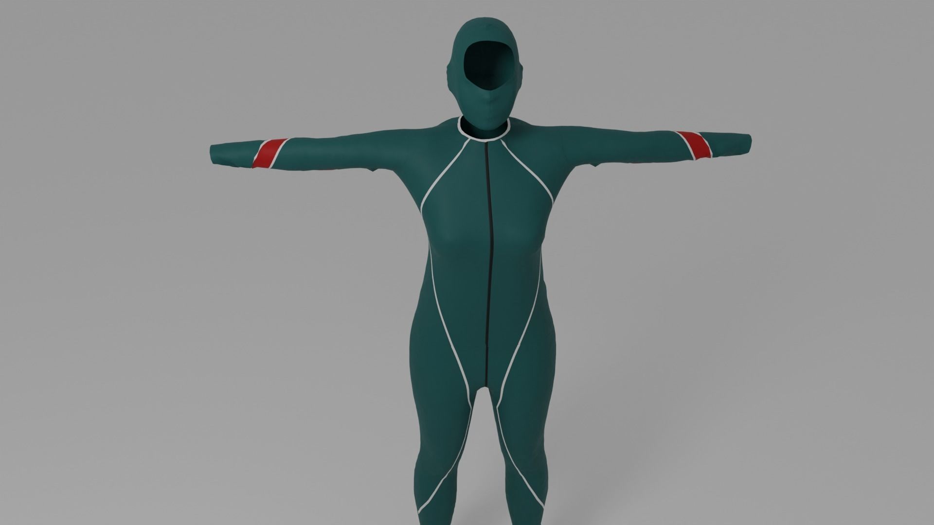 3D model Diver Woman Uniform VR / AR / low-poly | CGTrader