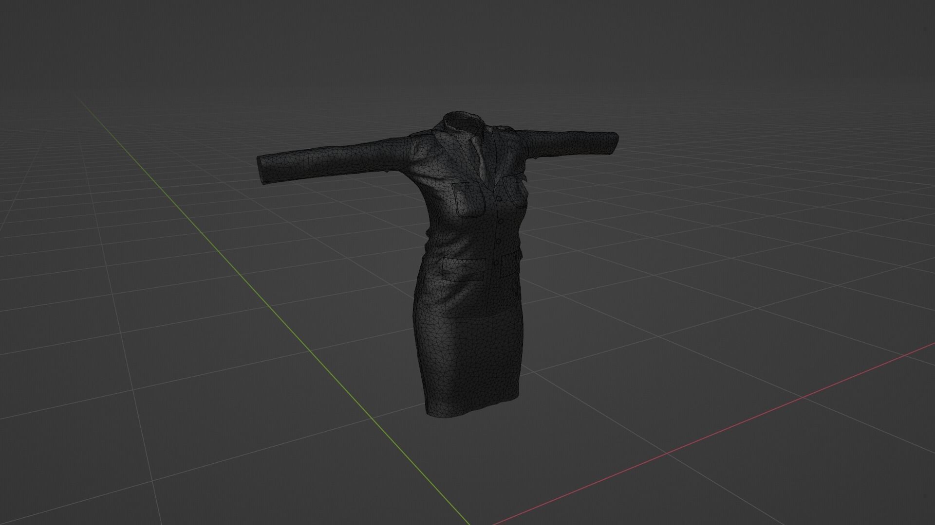 3D model General Woman Uniform VR / AR / low-poly | CGTrader