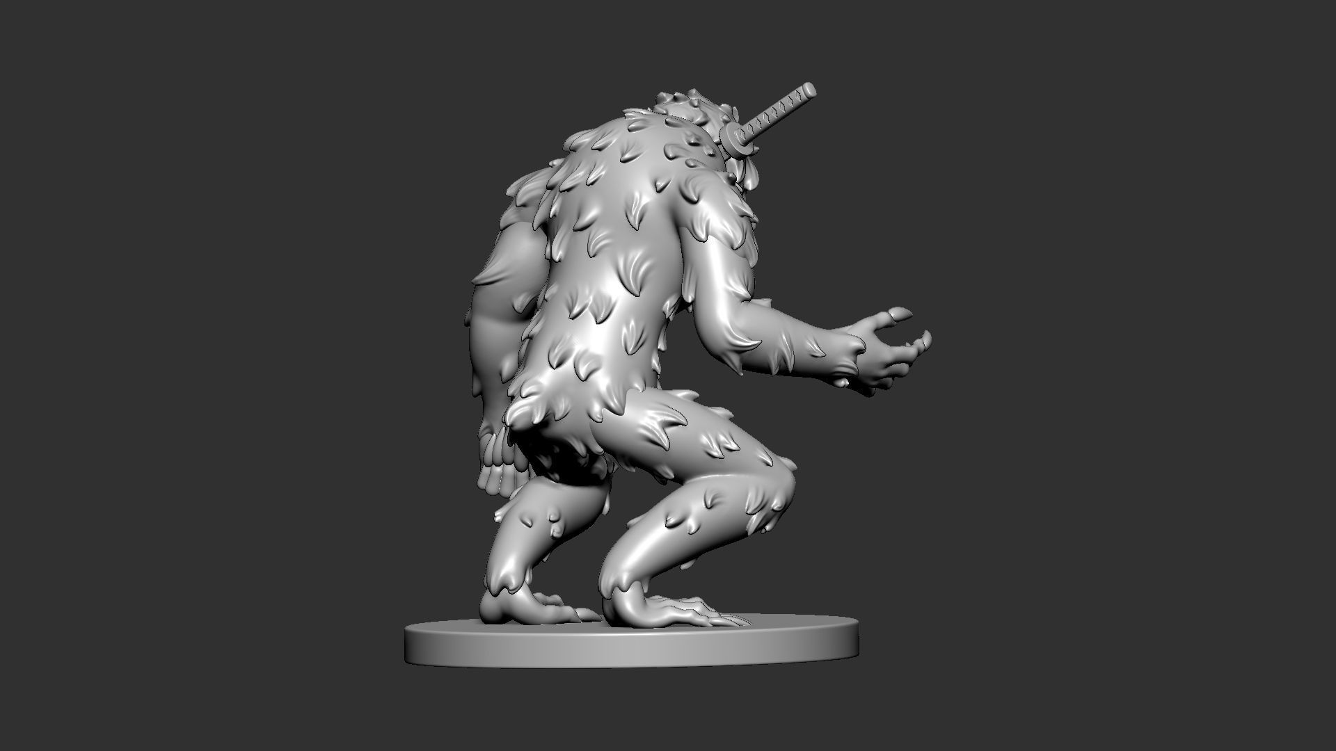 Guardian Ape Stylized - Sekiro - 3D Print Model 3D model 3D printable ...