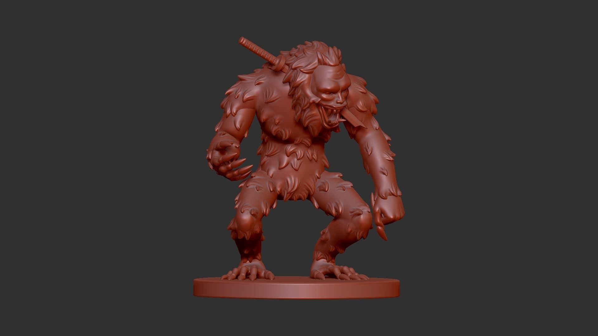 Guardian Ape Stylized - Sekiro - 3D Print Model 3D model 3D printable ...
