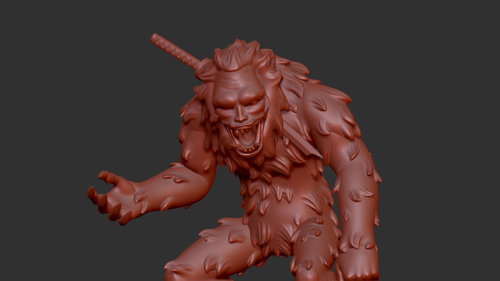 Guardian Ape Stylized - Sekiro - 3D Print Model 3D model 3D printable ...
