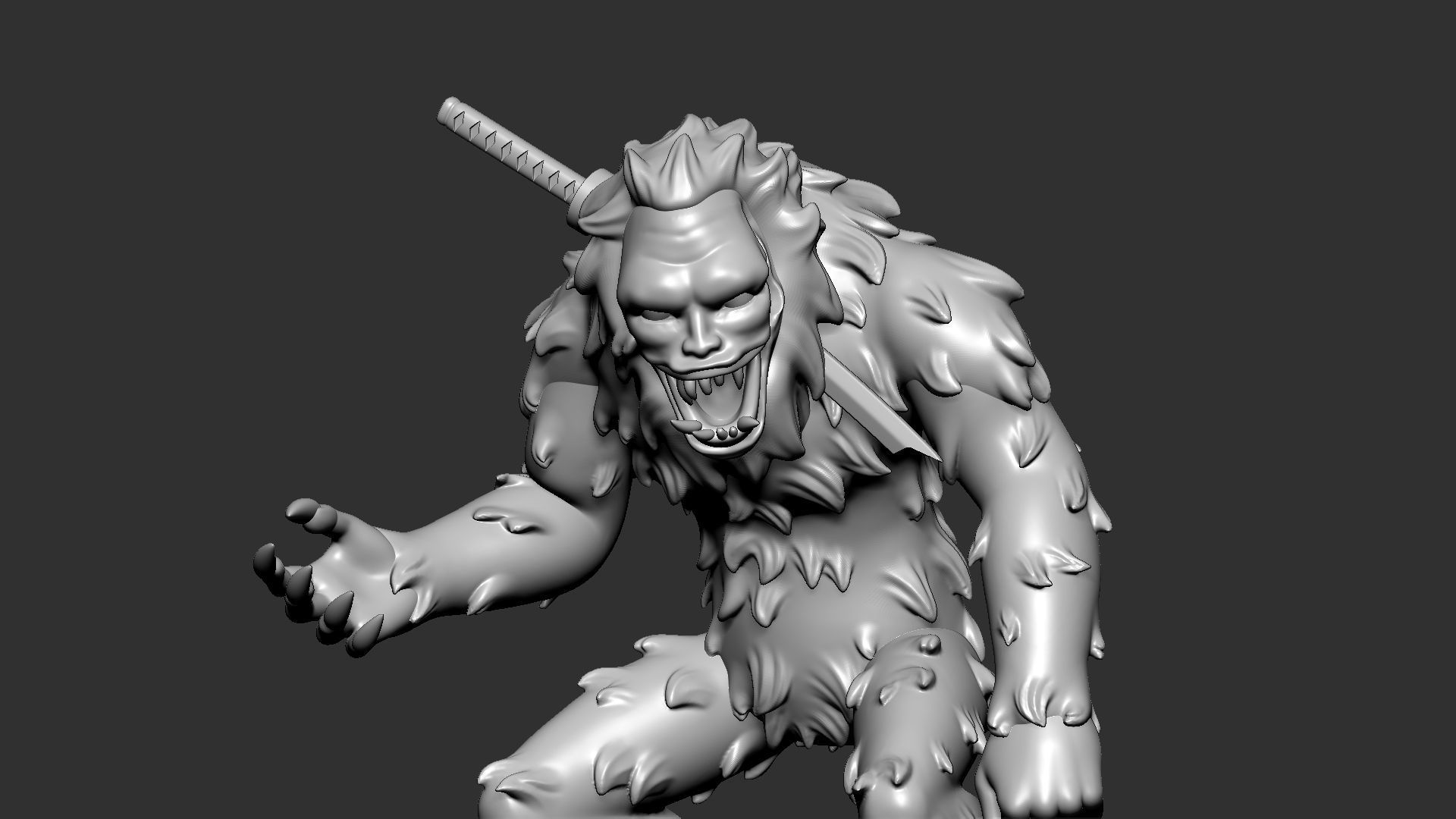 Guardian Ape Stylized - Sekiro - 3D Print Model 3D model 3D printable ...