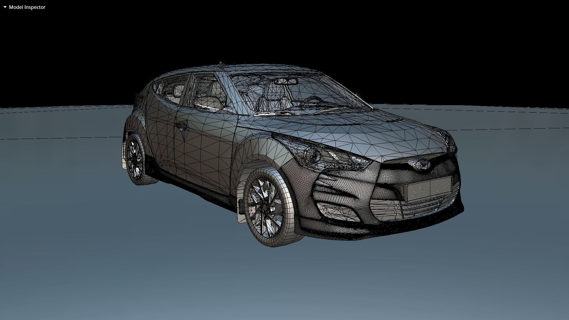 Hyundai Veloster 2011 GDI OEM Body Kit AA016 3D model | CGTrader