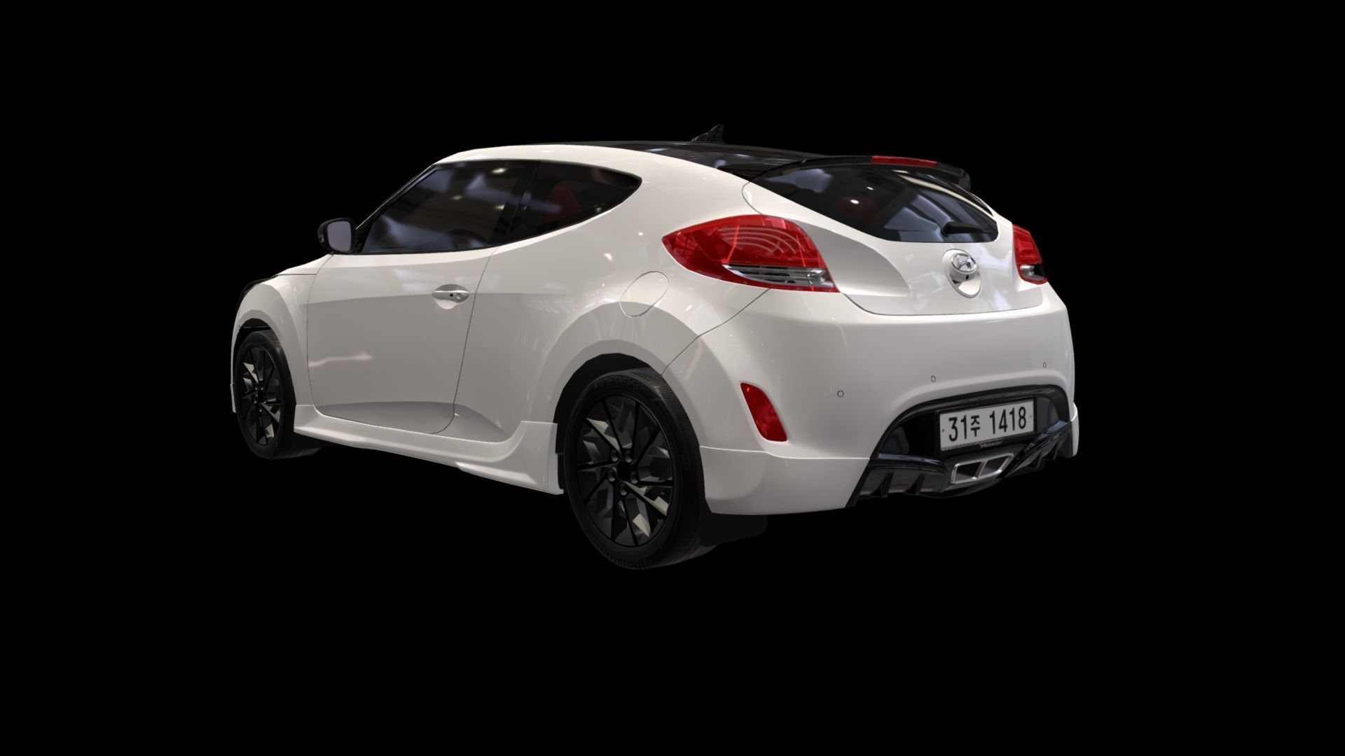 Hyundai Veloster 2011 GDI OEM Body Kit AA016 3D model | CGTrader