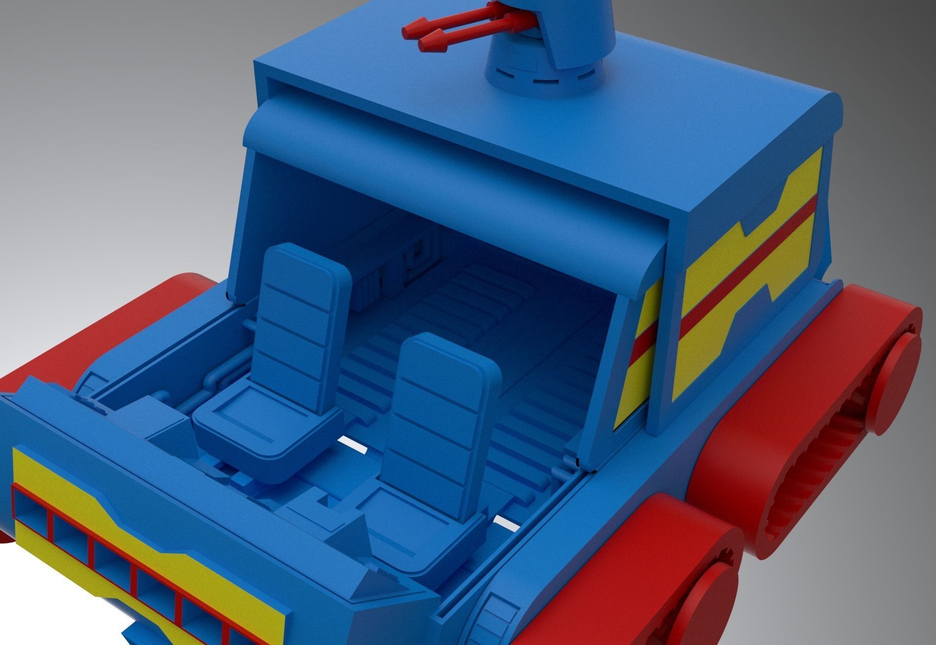 ATTACK TRACK FILMATION - MASTERS OF THE UNIVERSE 3D print model 3D ...