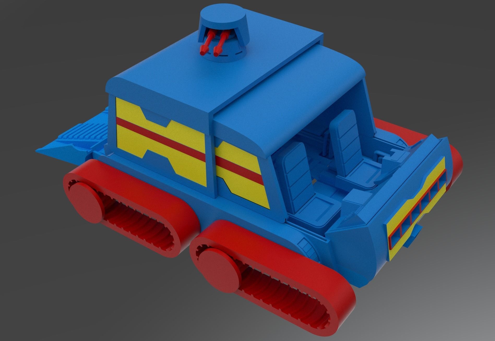 ATTACK TRACK FILMATION - MASTERS OF THE UNIVERSE 3D print model 3D ...