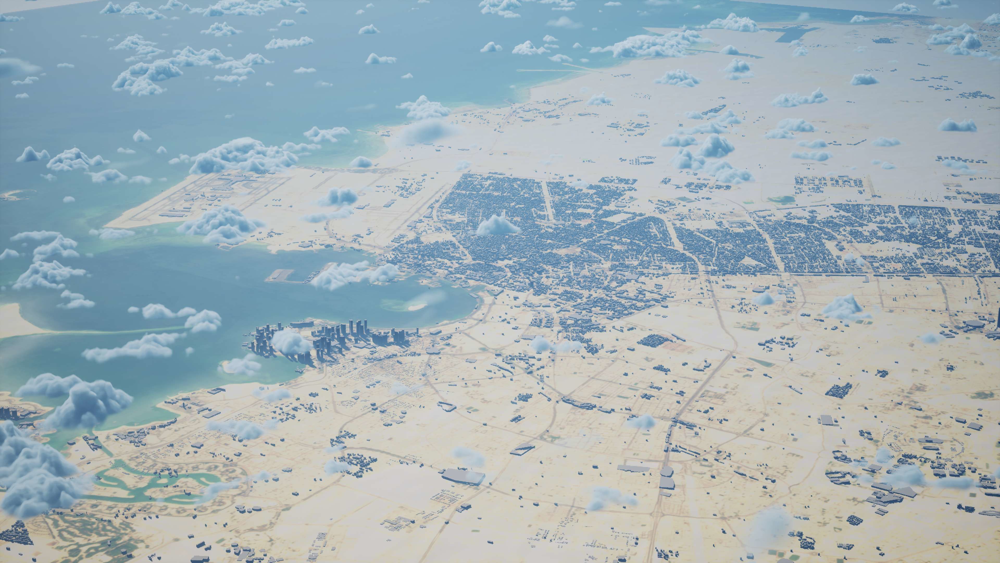 Doha Qatar City Landscape 3D Model 3D model | CGTrader