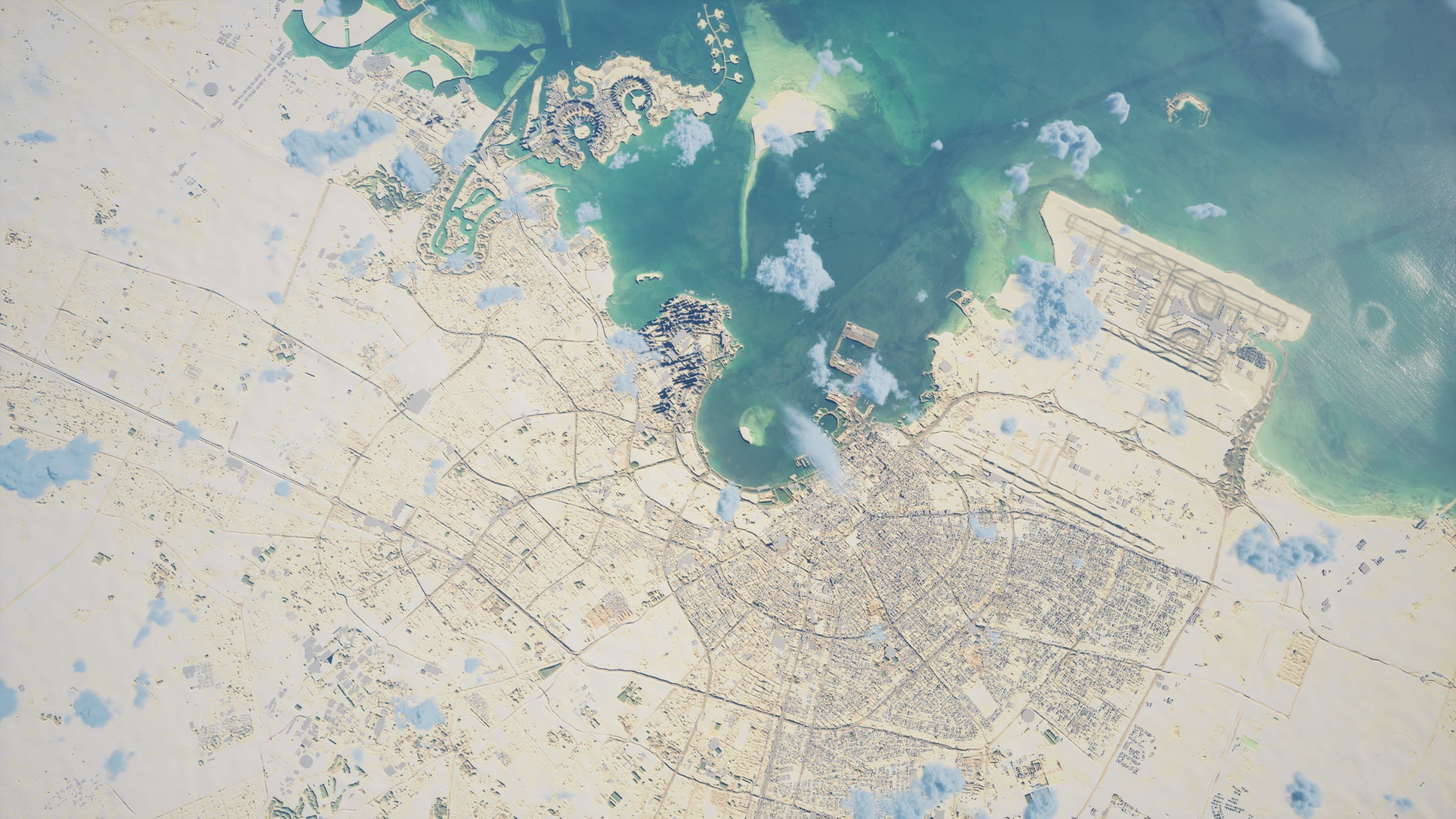 Doha Qatar City Landscape 3D Model 3D model | CGTrader