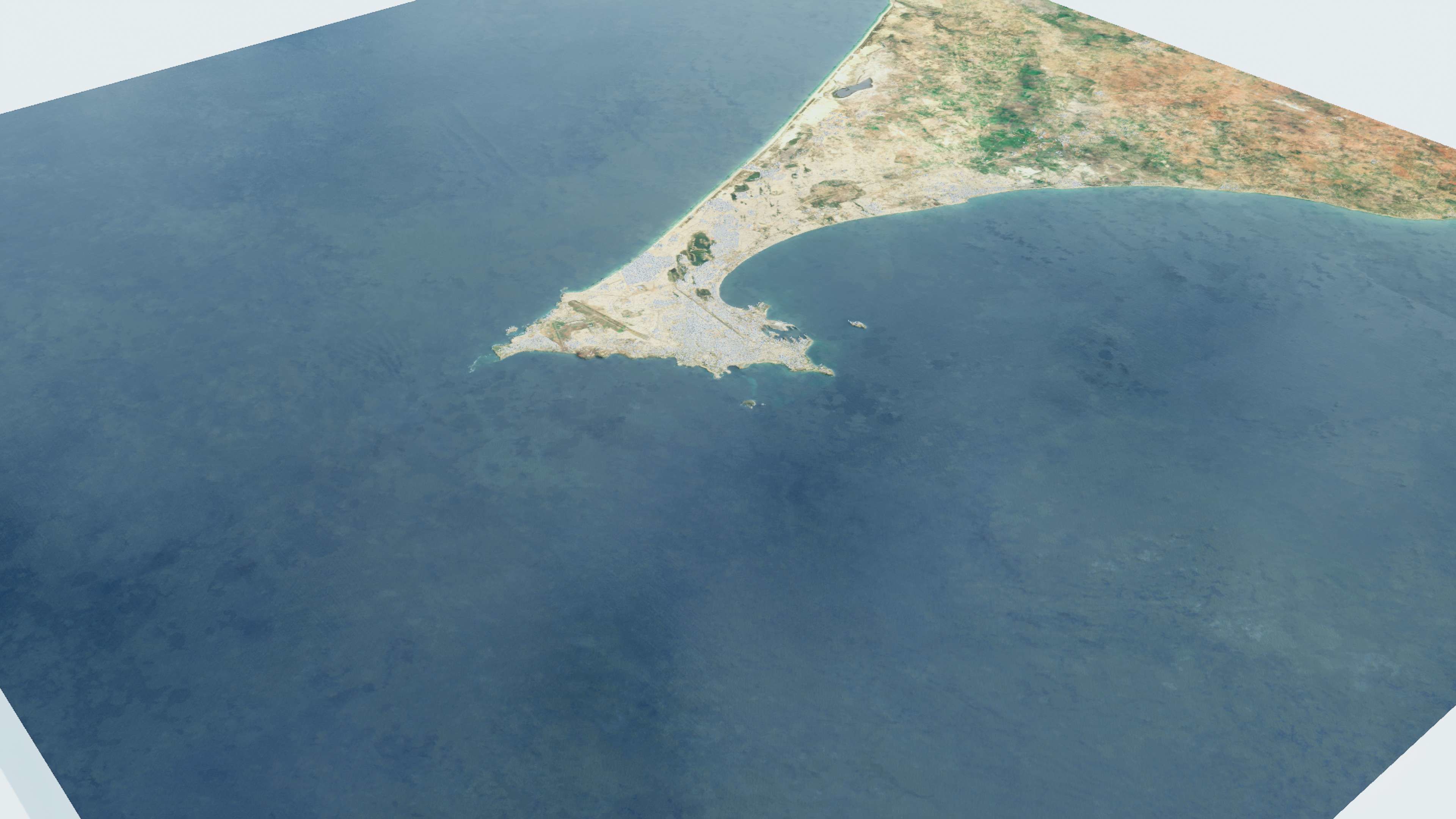 Pikine Senegal City Landscape 3D Model 3D model | CGTrader