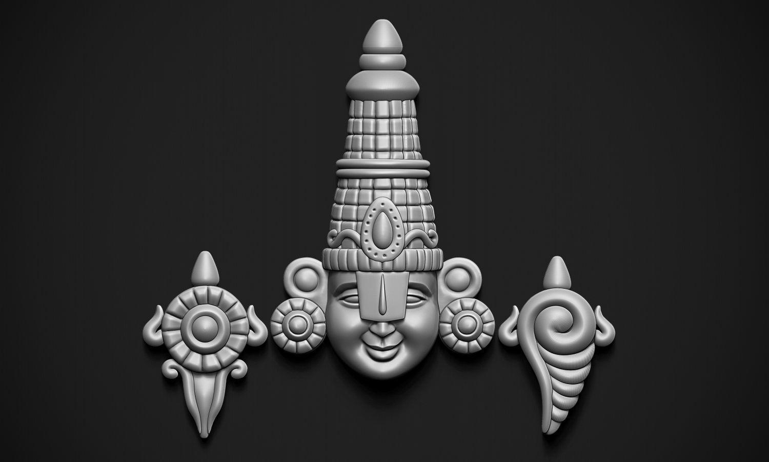 Balaji Head 3D model 3D printable | CGTrader