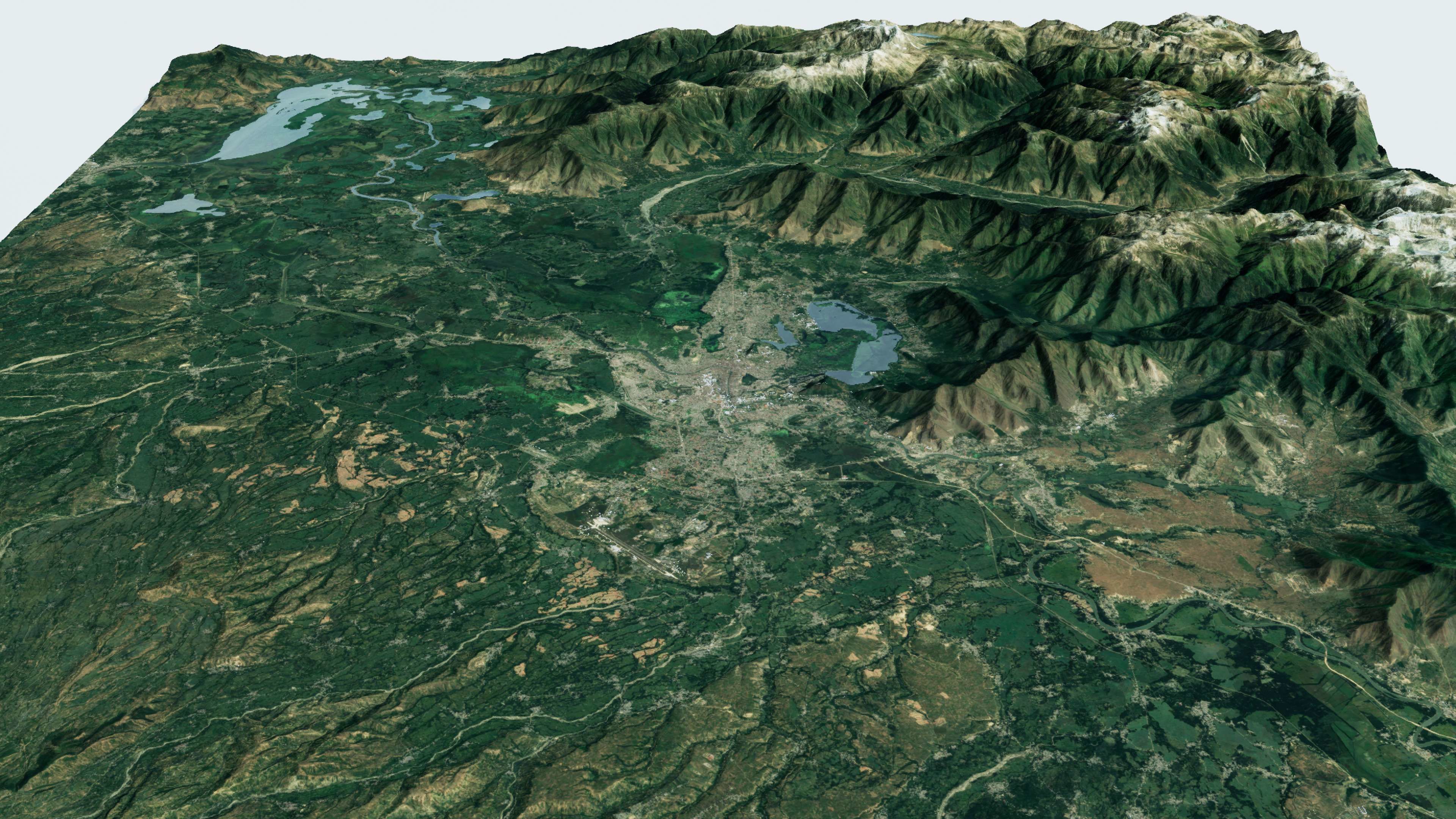 Srinagar India City Landscape 3D Model 3D model | CGTrader