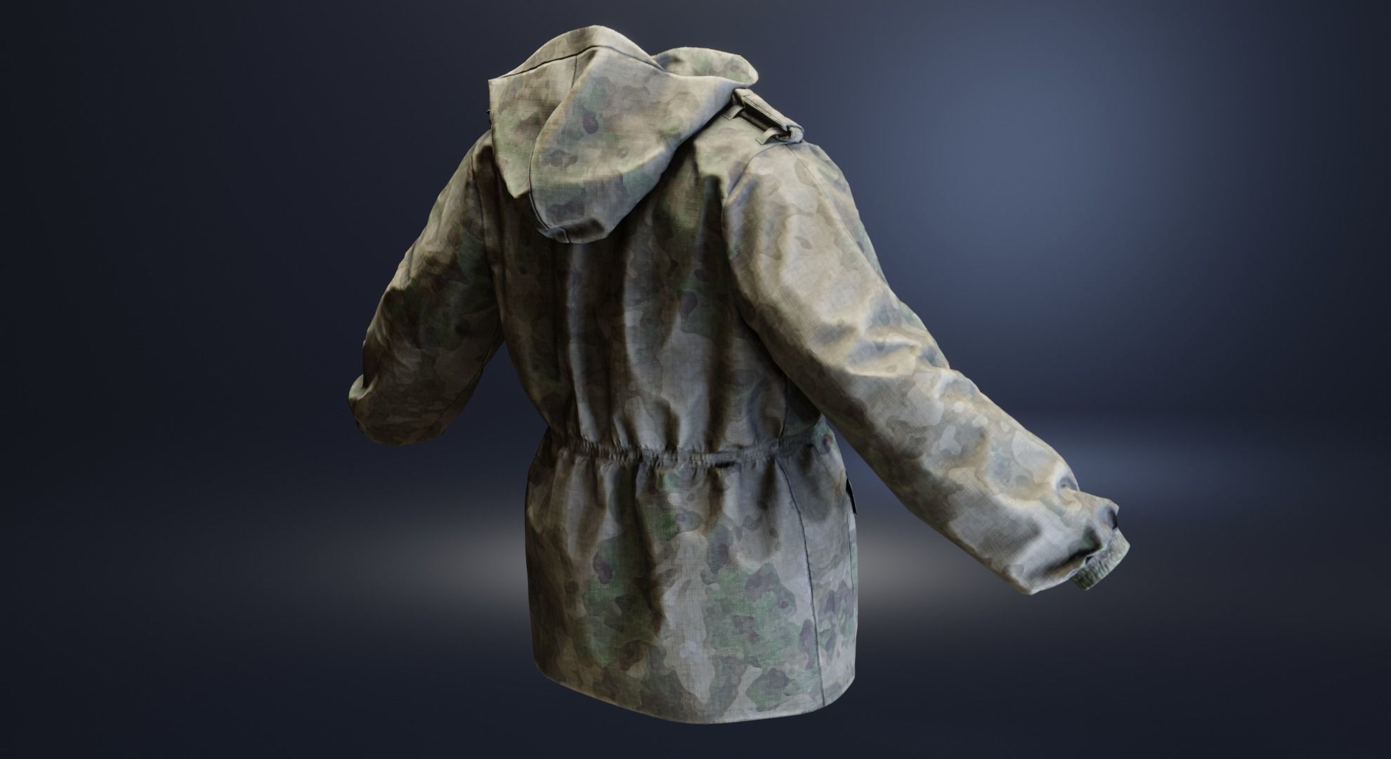 3D model Spetsnaz Guerrilla-T9 Panacea Atacs FG Jacket VR / AR / low ...