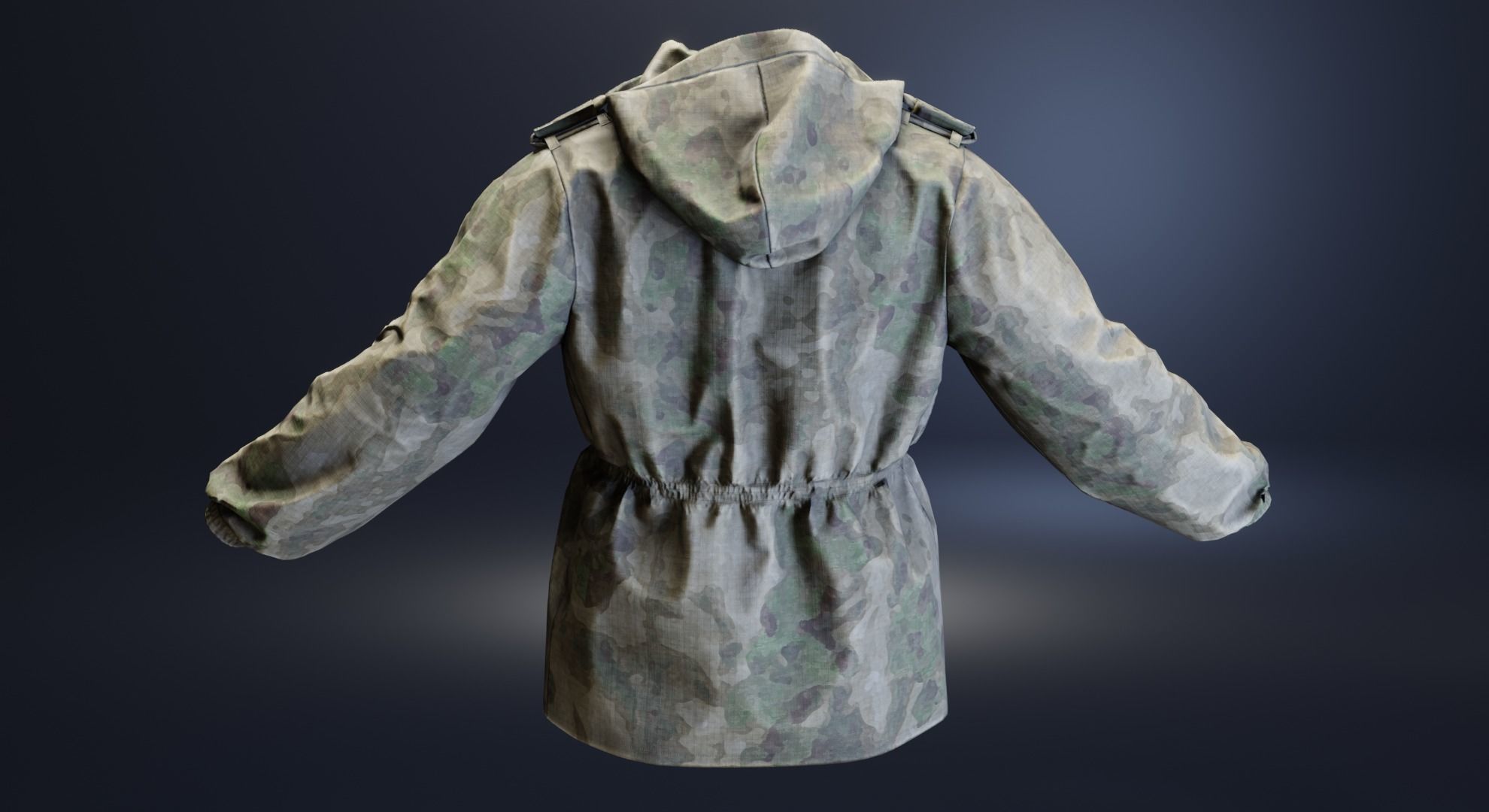 3D model Spetsnaz Guerrilla-T9 Panacea Atacs FG Jacket VR / AR / low ...