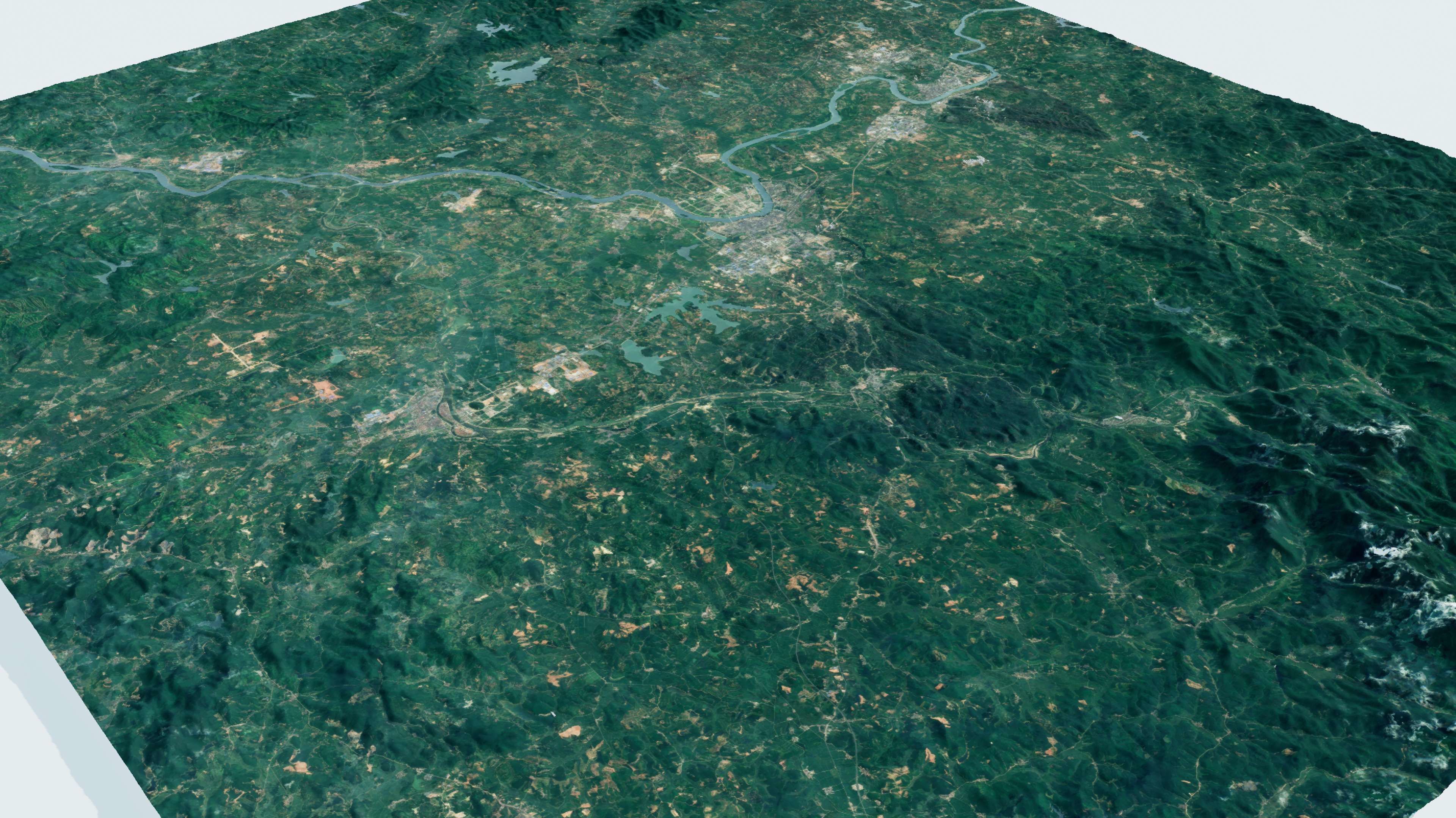 Yingtan China City Landscape 3D Model 3D model | CGTrader