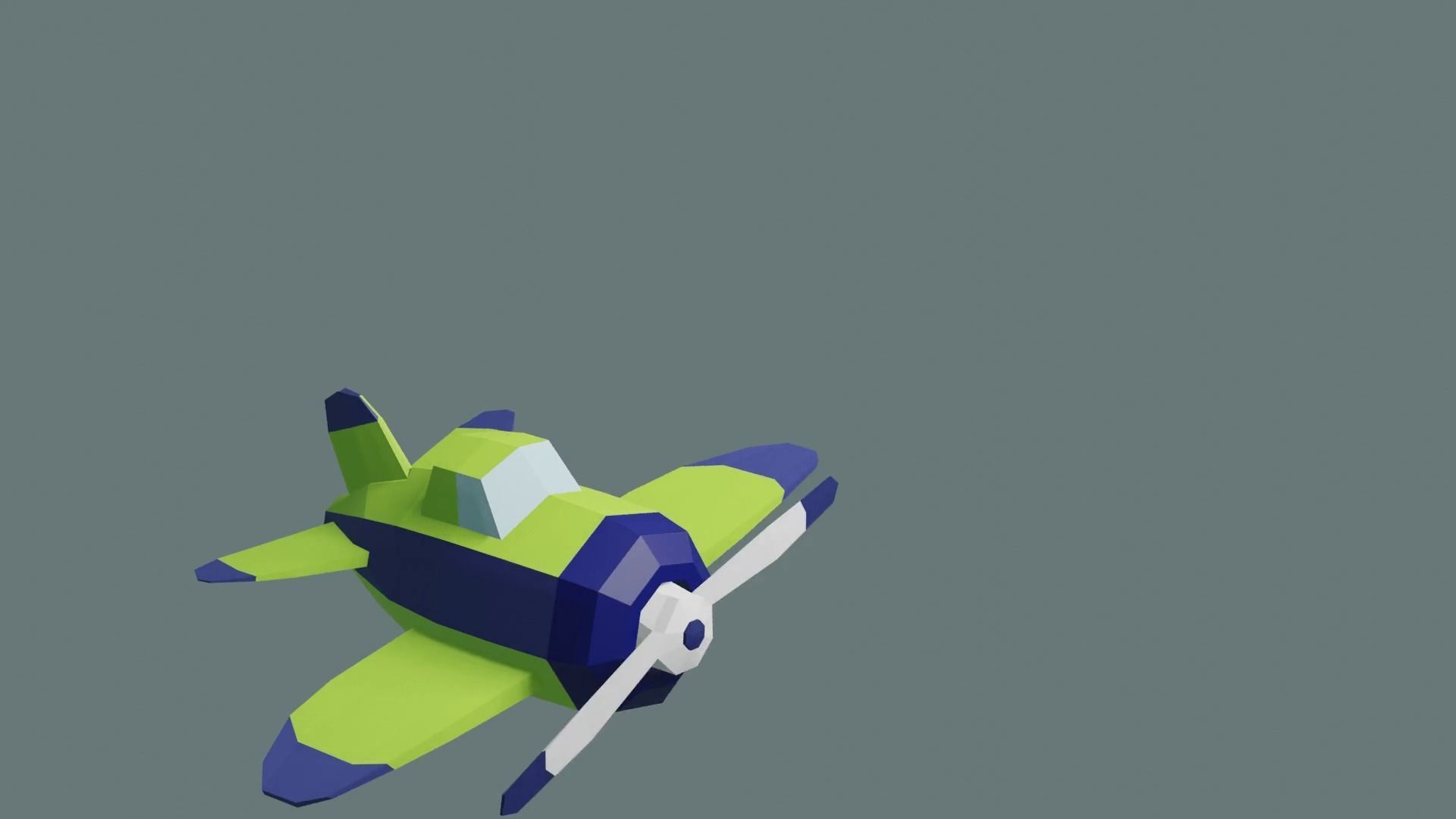 3D model Lowpoly Basic Airplane VR / AR / low-poly | CGTrader
