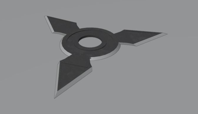 Shuriken Ninja Stars Ninja Weapons 3D model | CGTrader