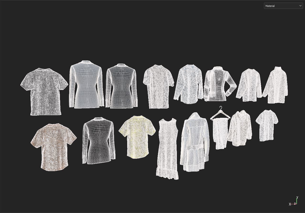 Clothes collection-01 3D model | CGTrader