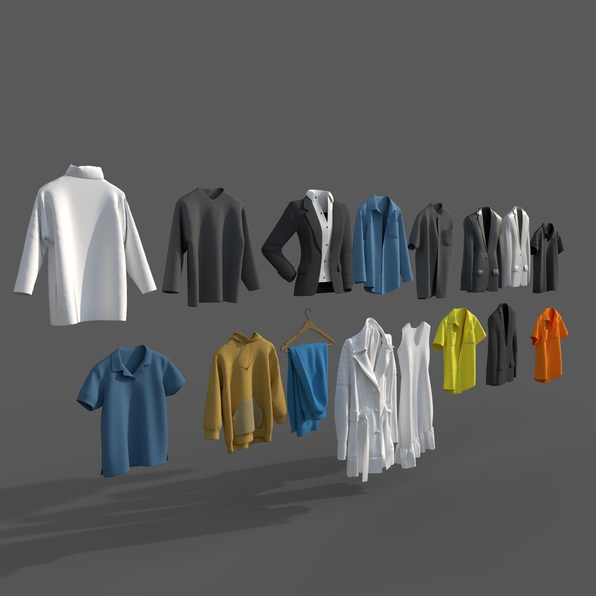 Clothes collection-01 3D model | CGTrader