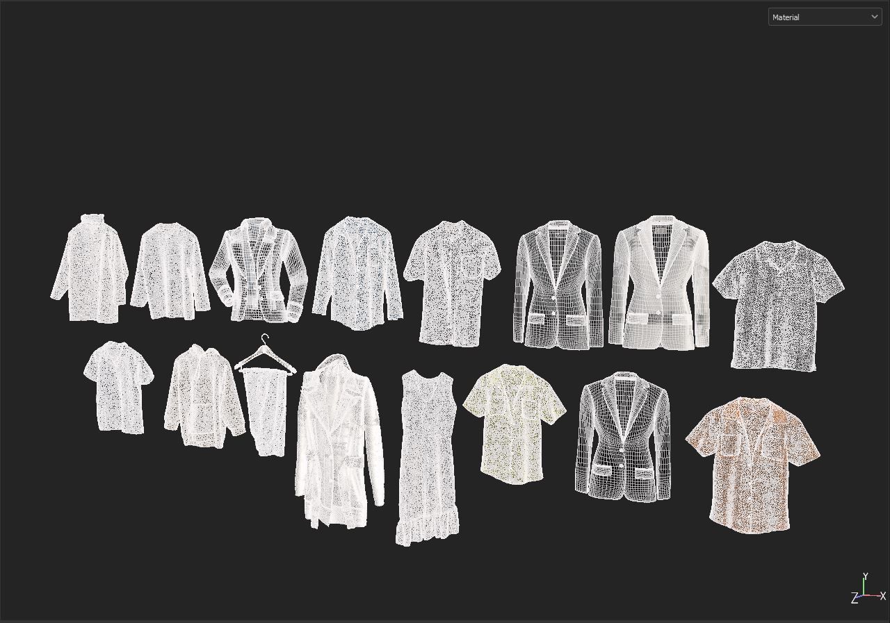 Clothes collection-01 3D model | CGTrader
