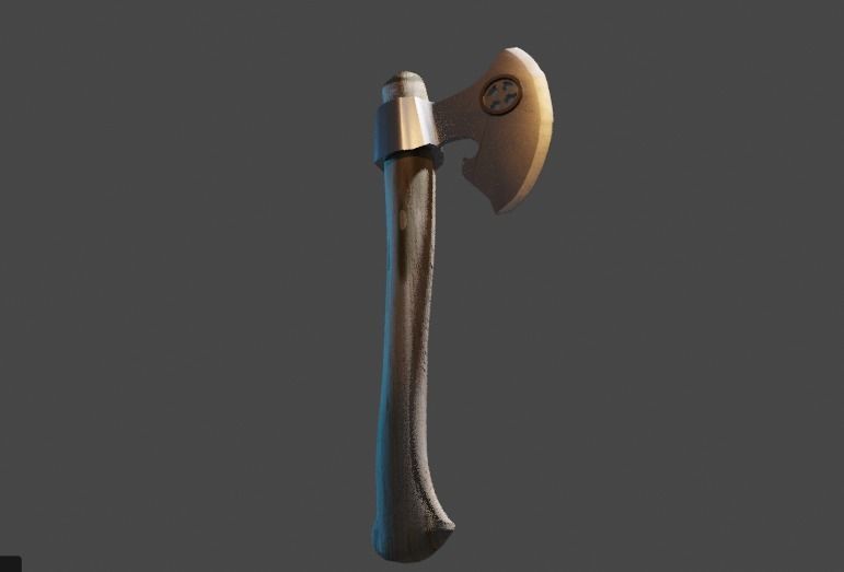 Axe Weapon melee For Blender Buy Now 3D model | CGTrader