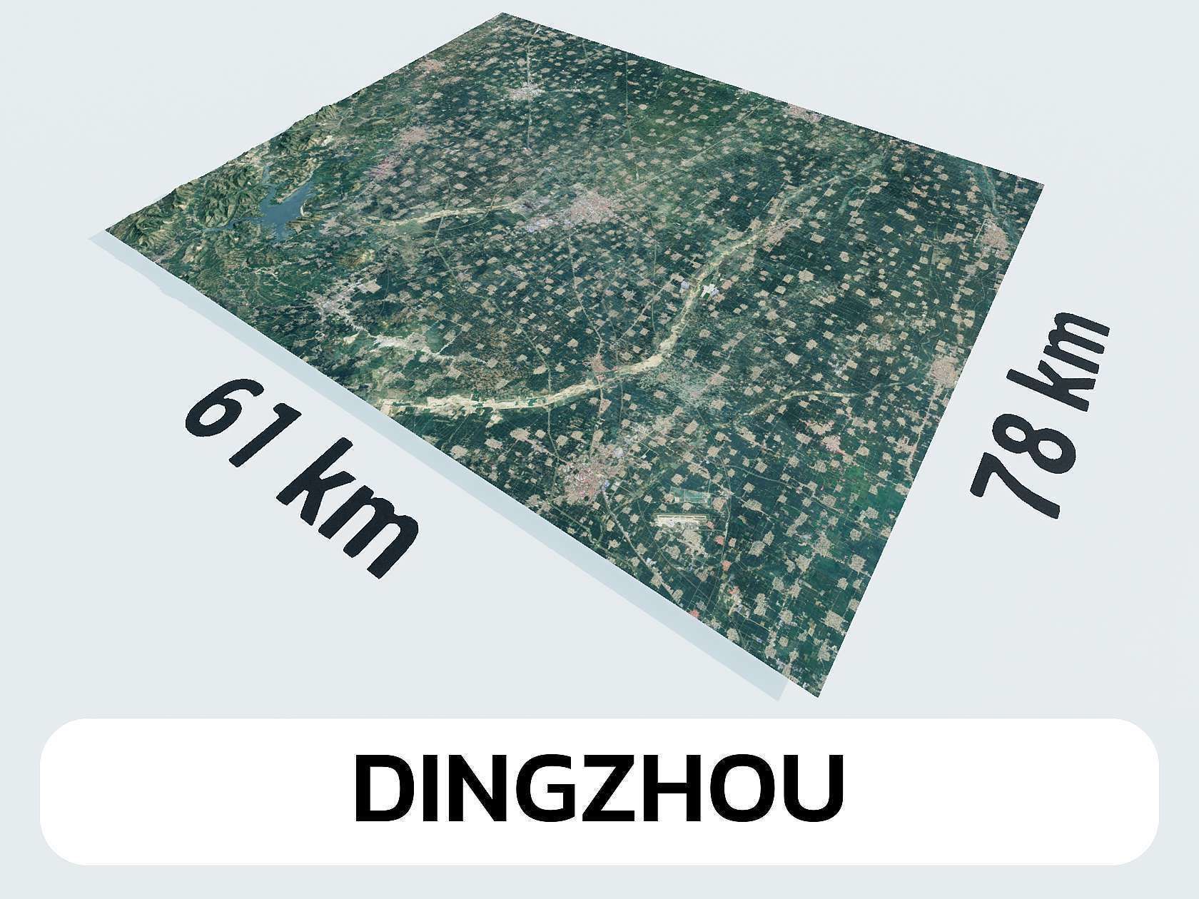 Dingzhou China City Landscape 3D Model 3D model | CGTrader