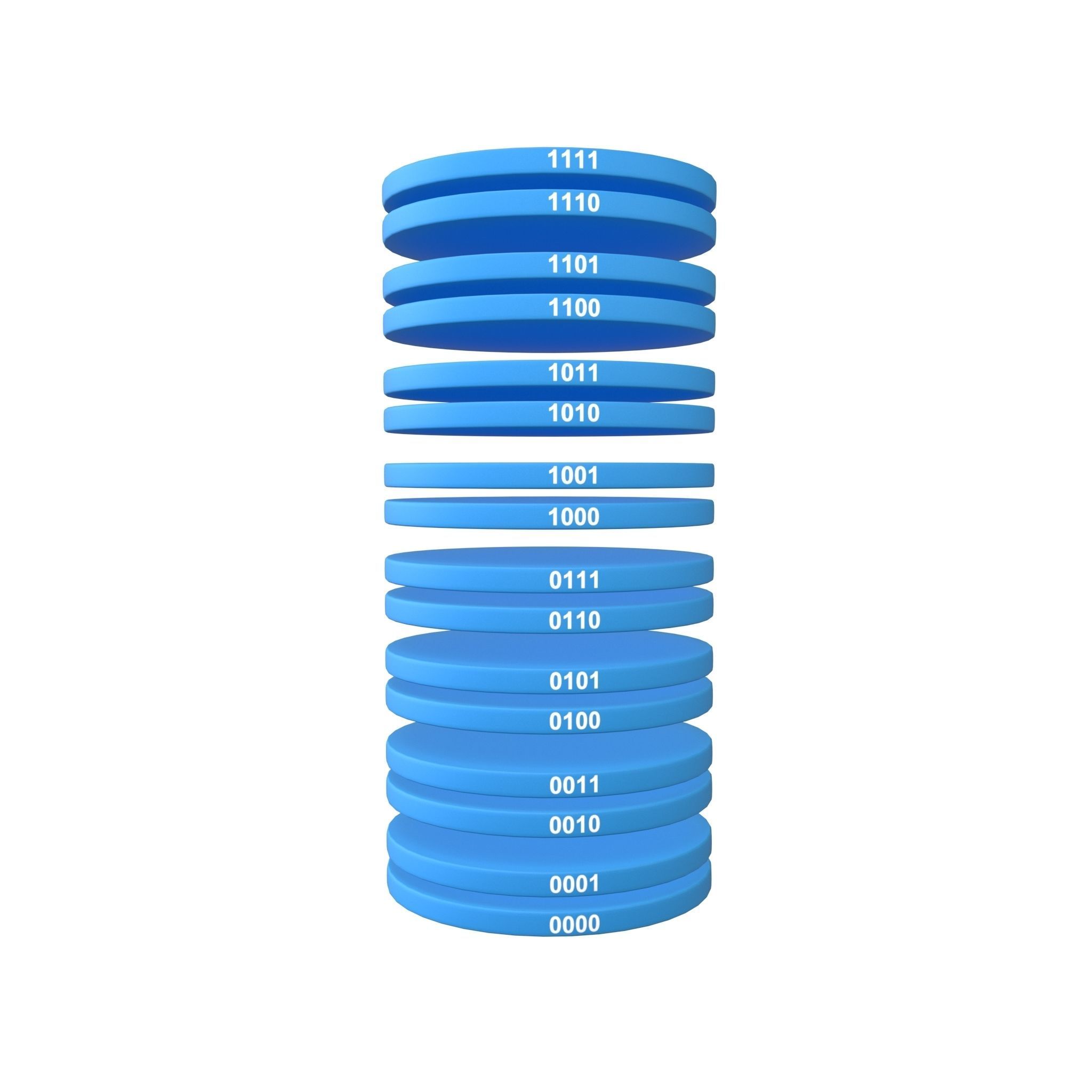 3D model Nand Flash Memory QLC Structure v1 001 VR / AR / low-poly ...