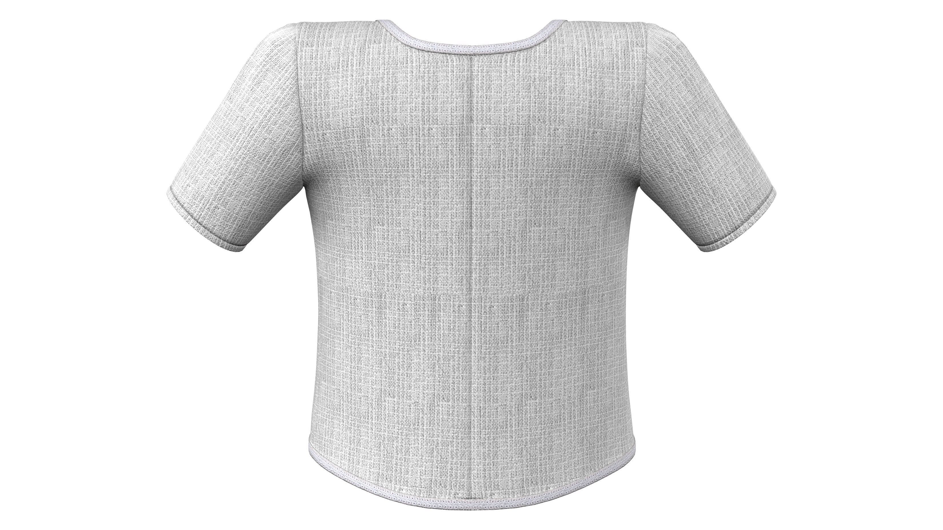 3D model Flap Detail Puff Sleeve Jacket VR / AR / low-poly | CGTrader
