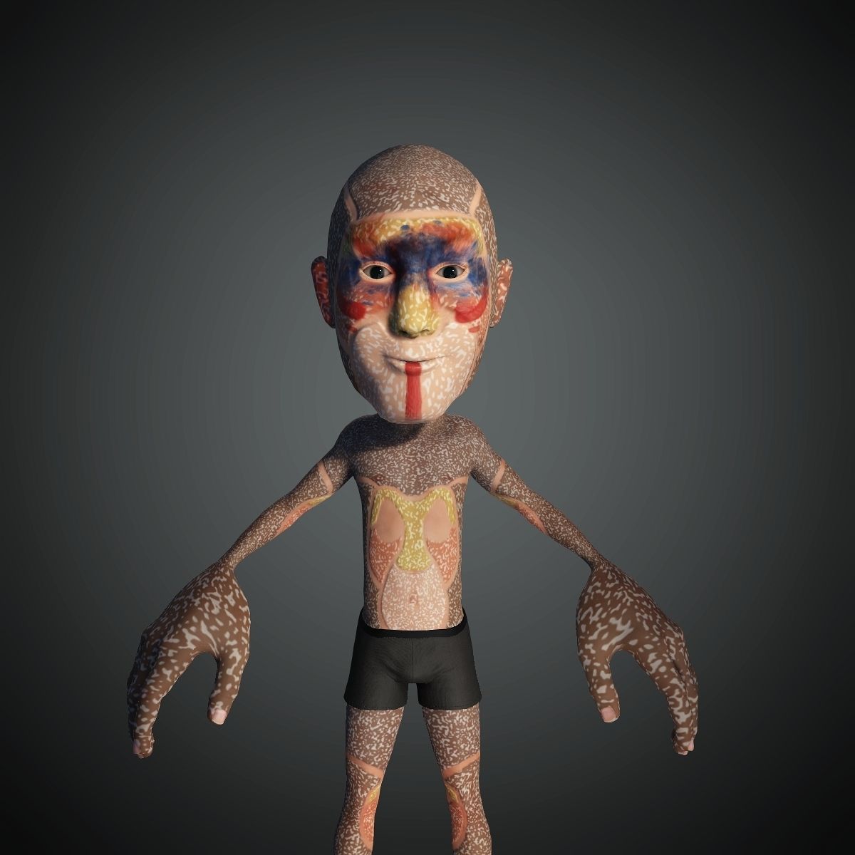 3D model Sci-Fi Alien male 3D character VR / AR / low-poly | CGTrader