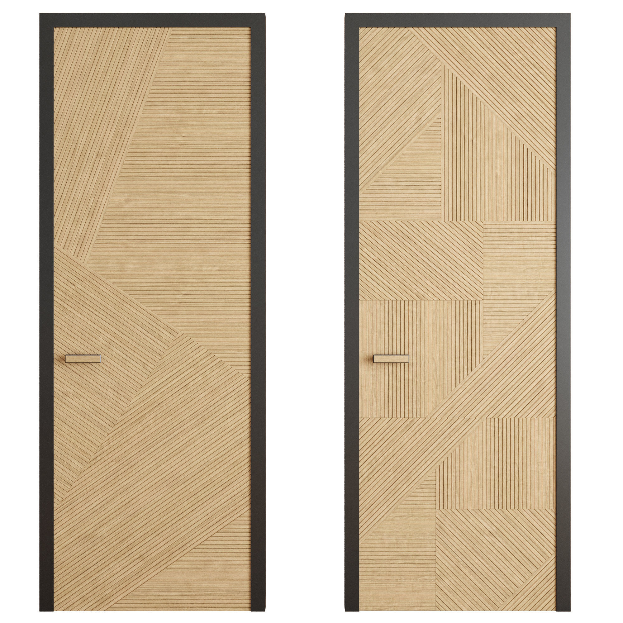 Velvet doors set 2 3D model | CGTrader