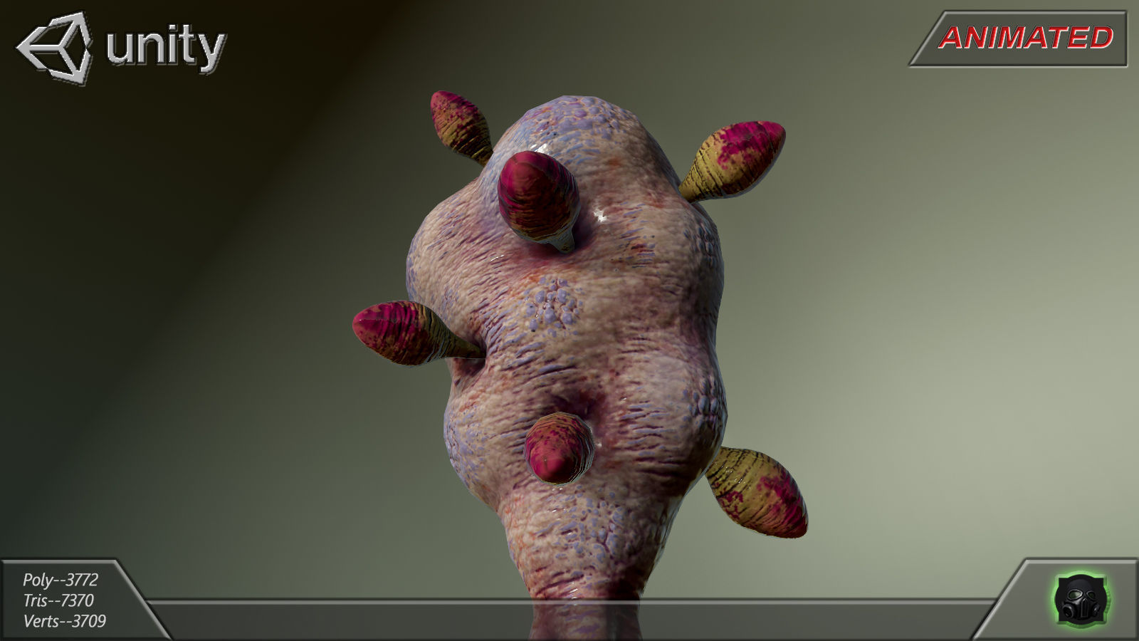 3D model Alien flora - plant 33 VR / AR / low-poly | CGTrader
