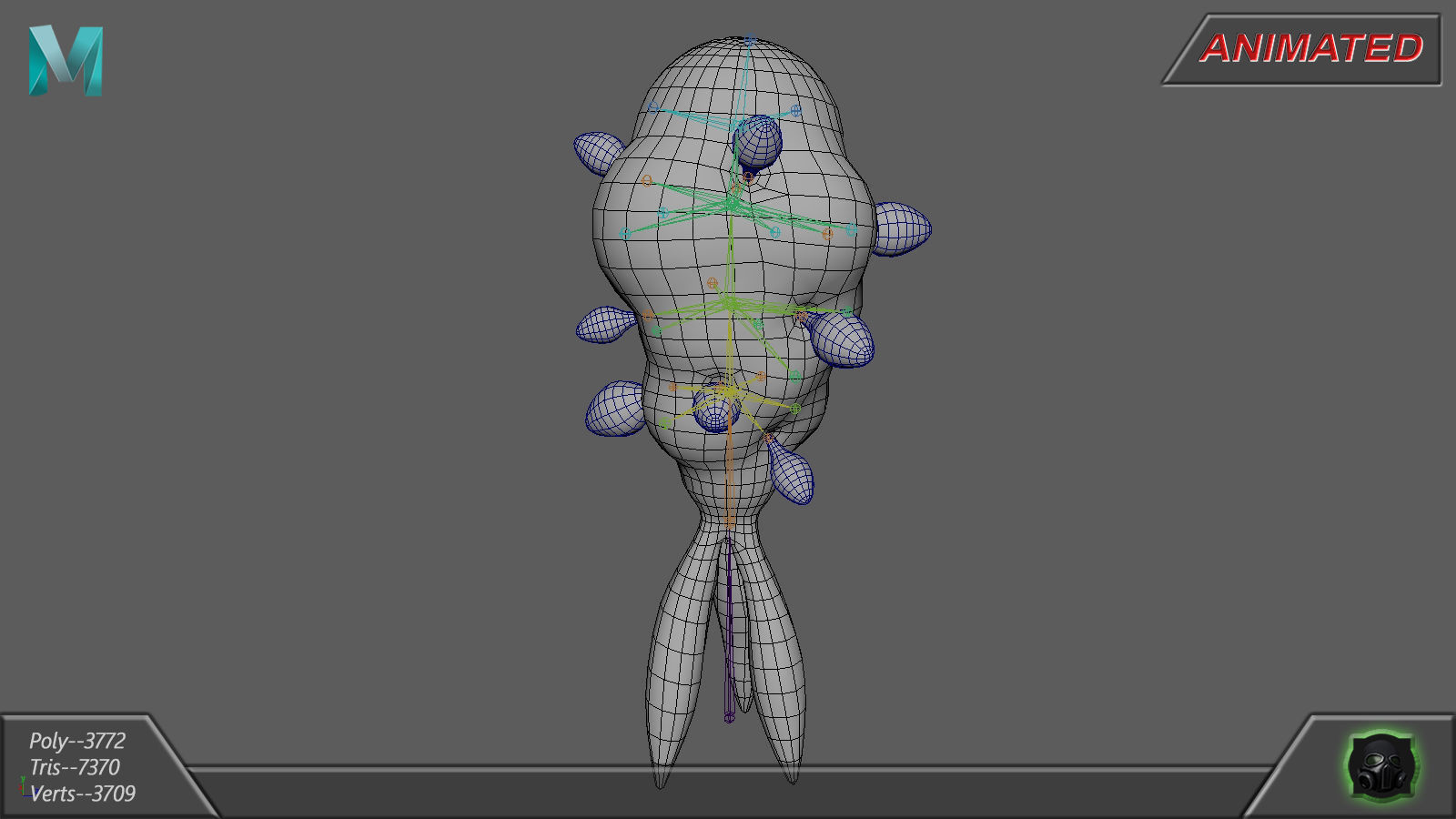 3D model Alien flora - plant 33 VR / AR / low-poly | CGTrader